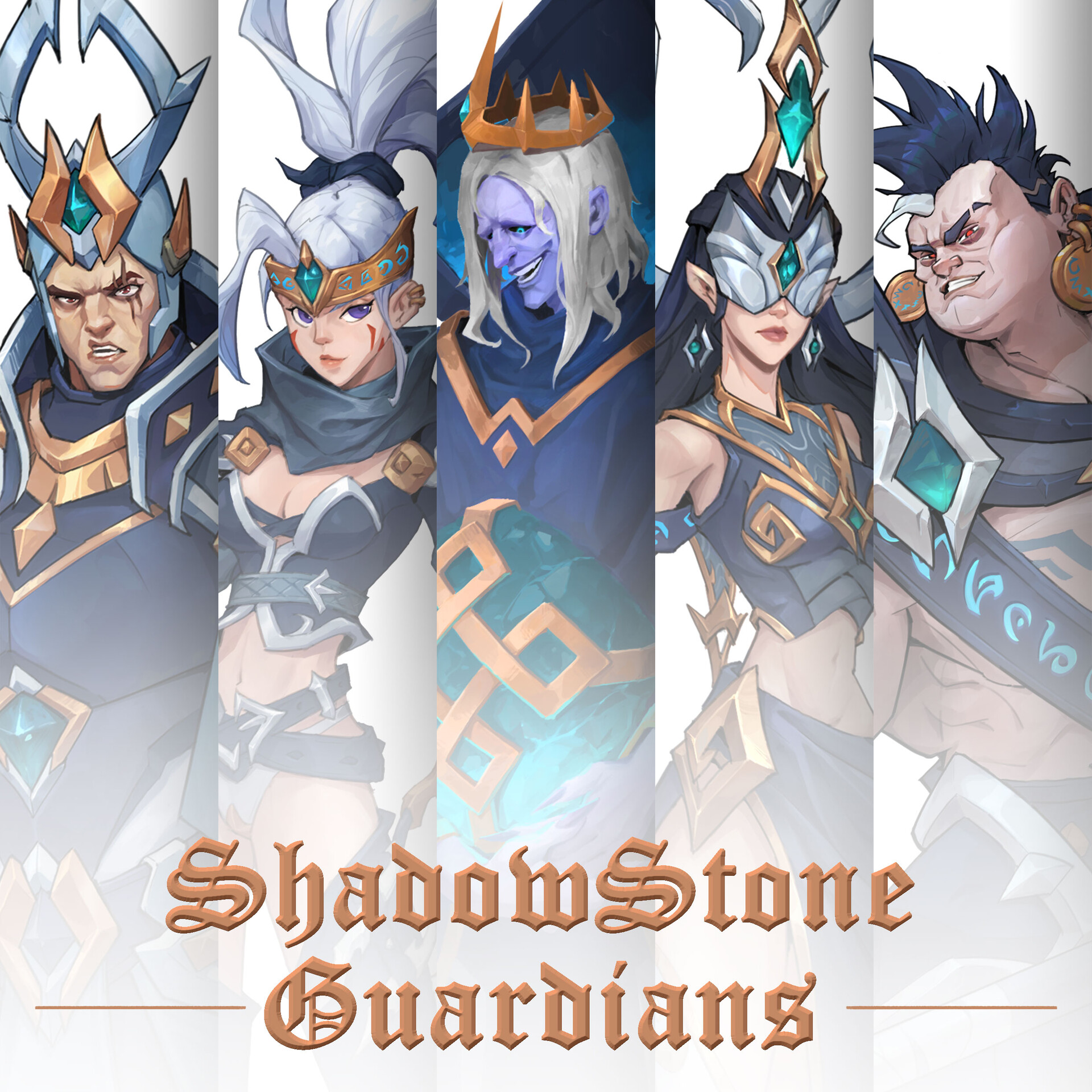 ArtStation - 【暗影契石守卫者】 Shadowstone Guardians
