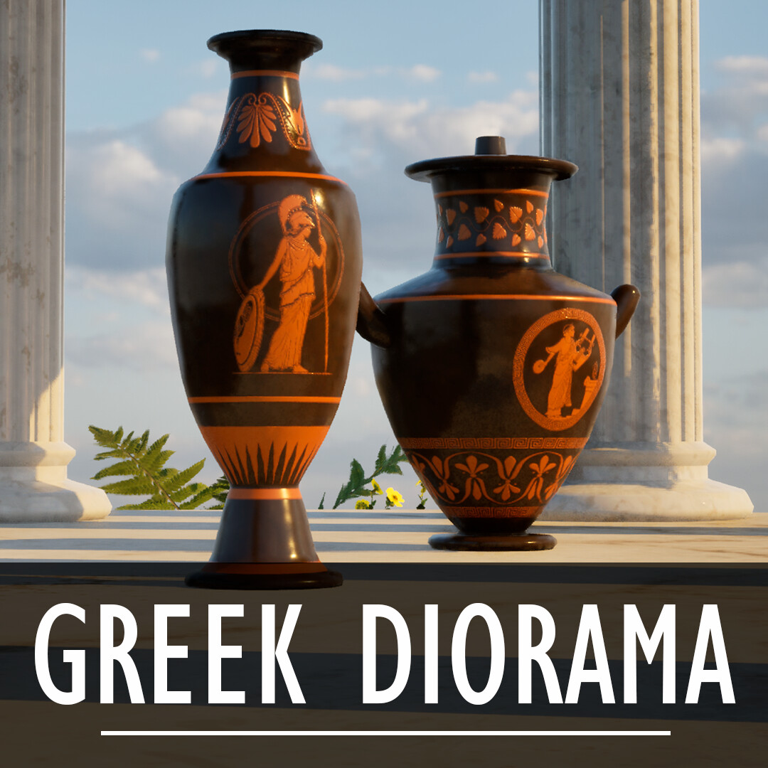 ArtStation - Greek Diorama