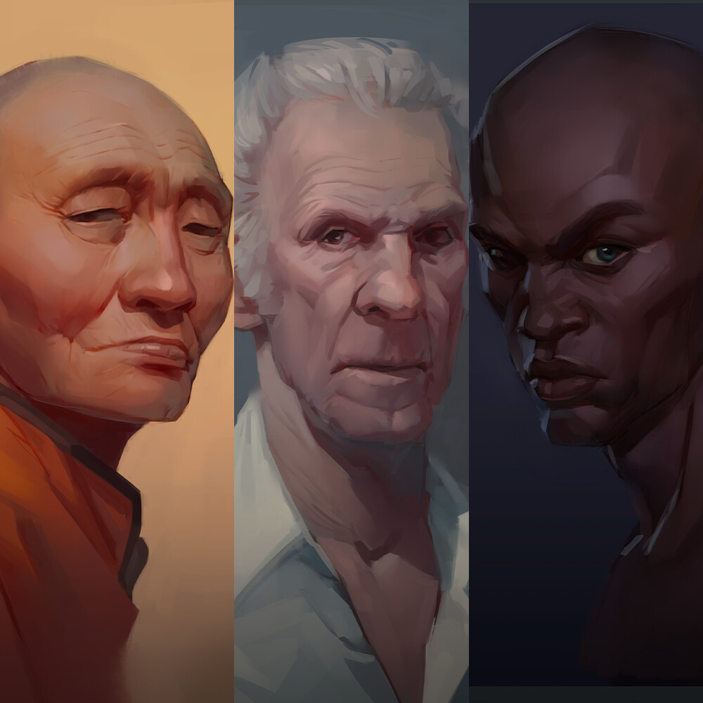 ArtStation - Portrait stady