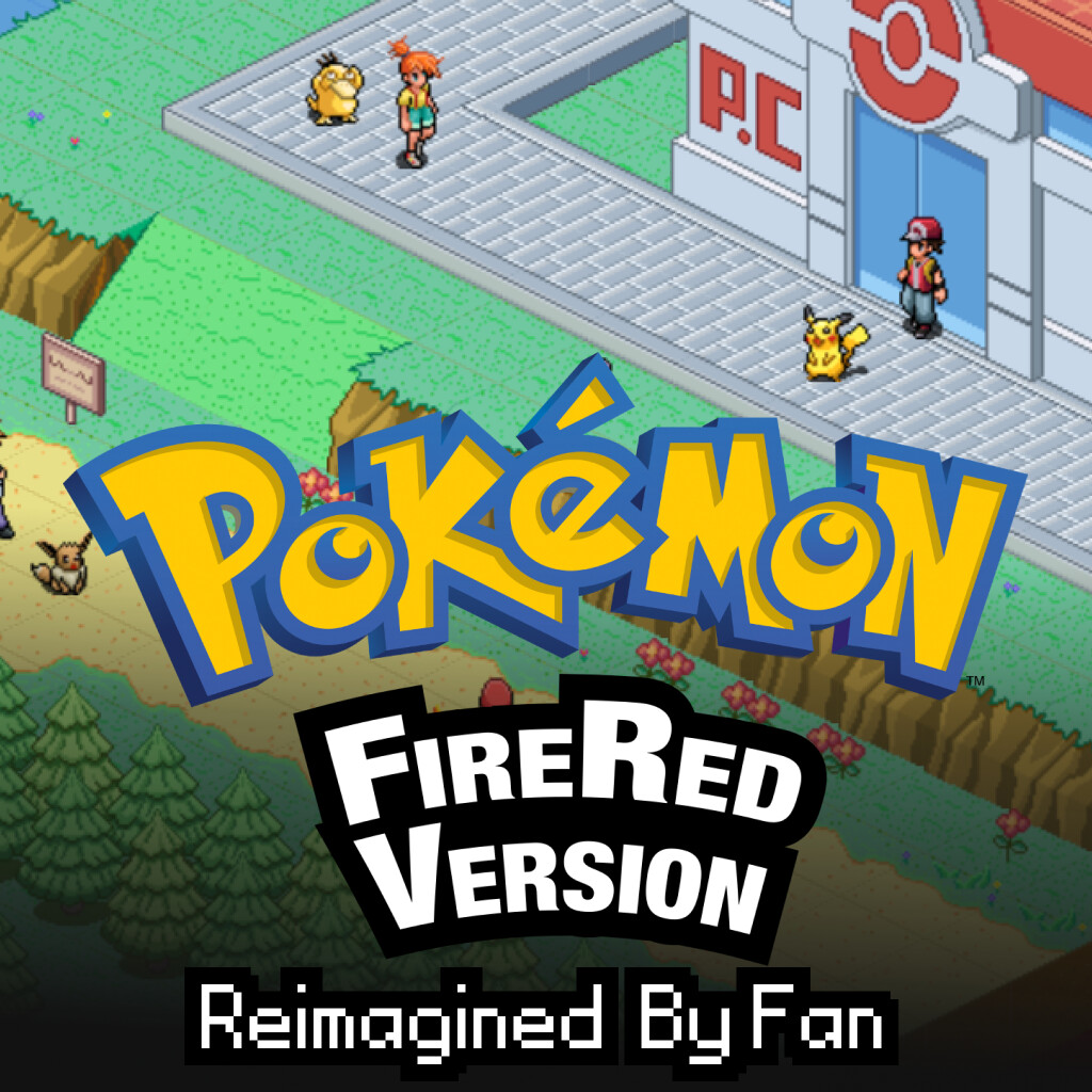 ArtStation - Pokemon Fire Red Reimagined