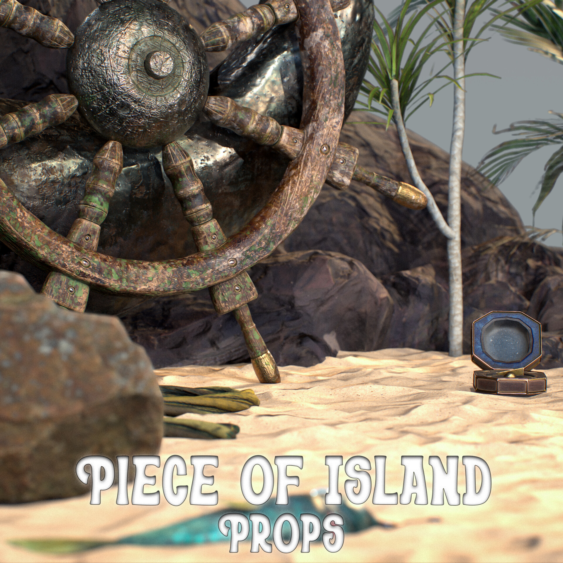ArtStation - Piece Of Island - Props