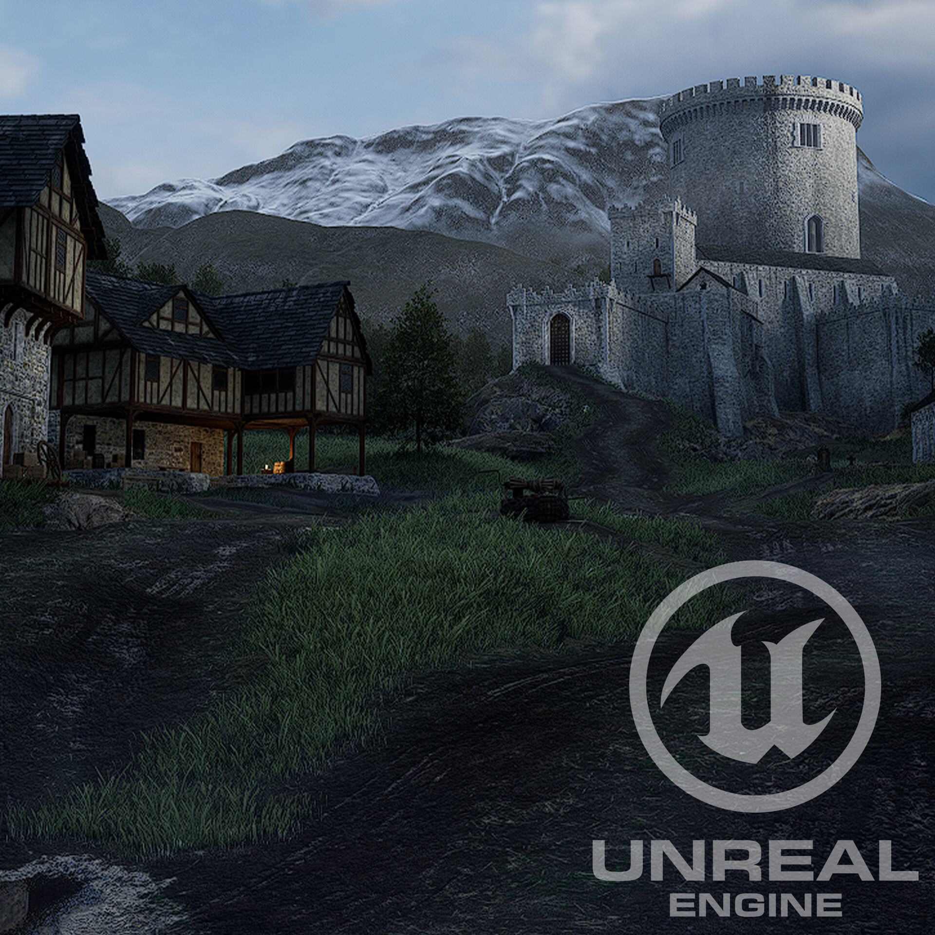 ArtStation - Castle Town - Unreal Environment