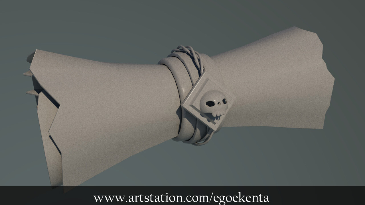 ArtStation - 3D Fantasy Scroll Game Prop