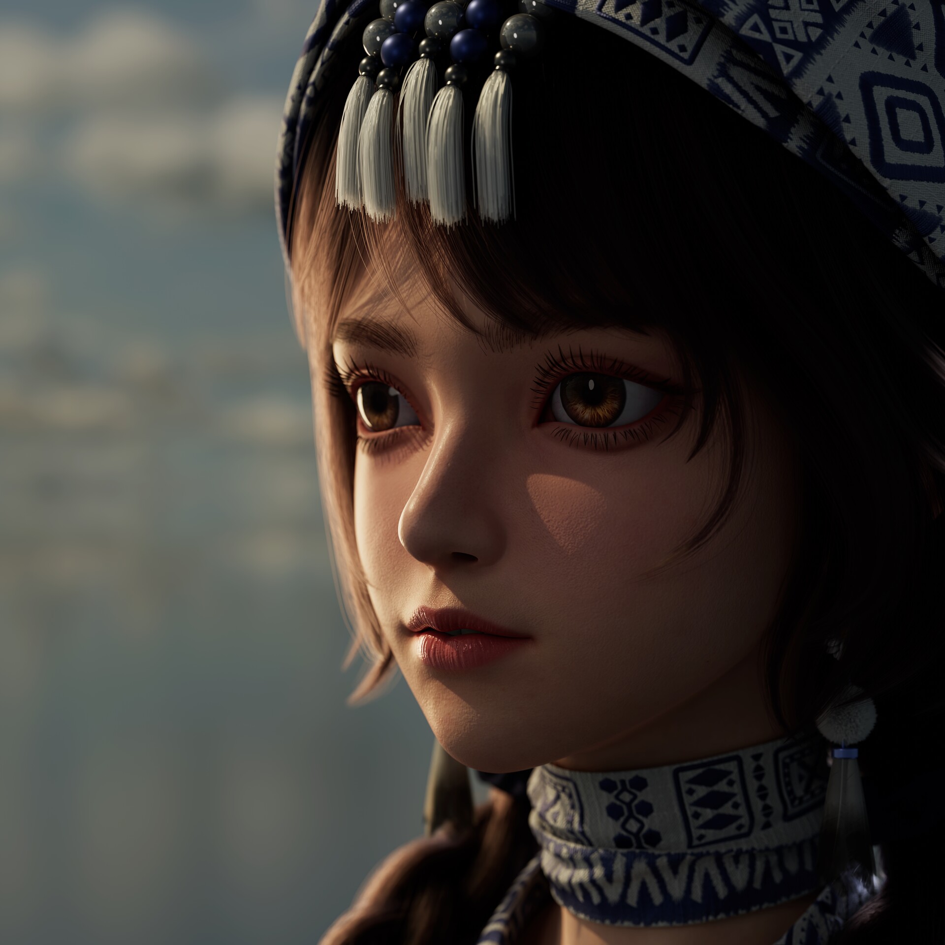 ArtStation - National style girl