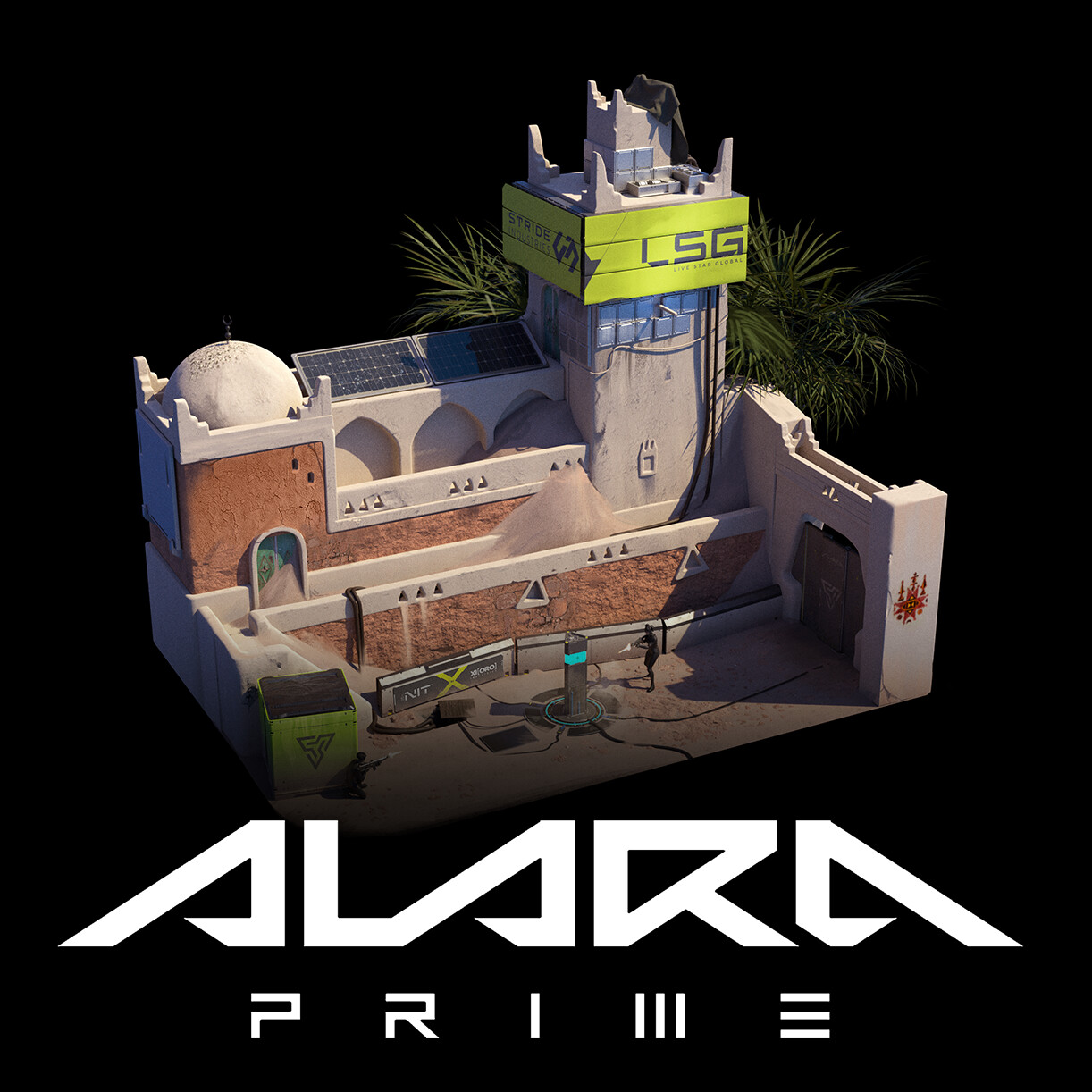 ArtStation - ALARA PRIME - OASIS map concept art