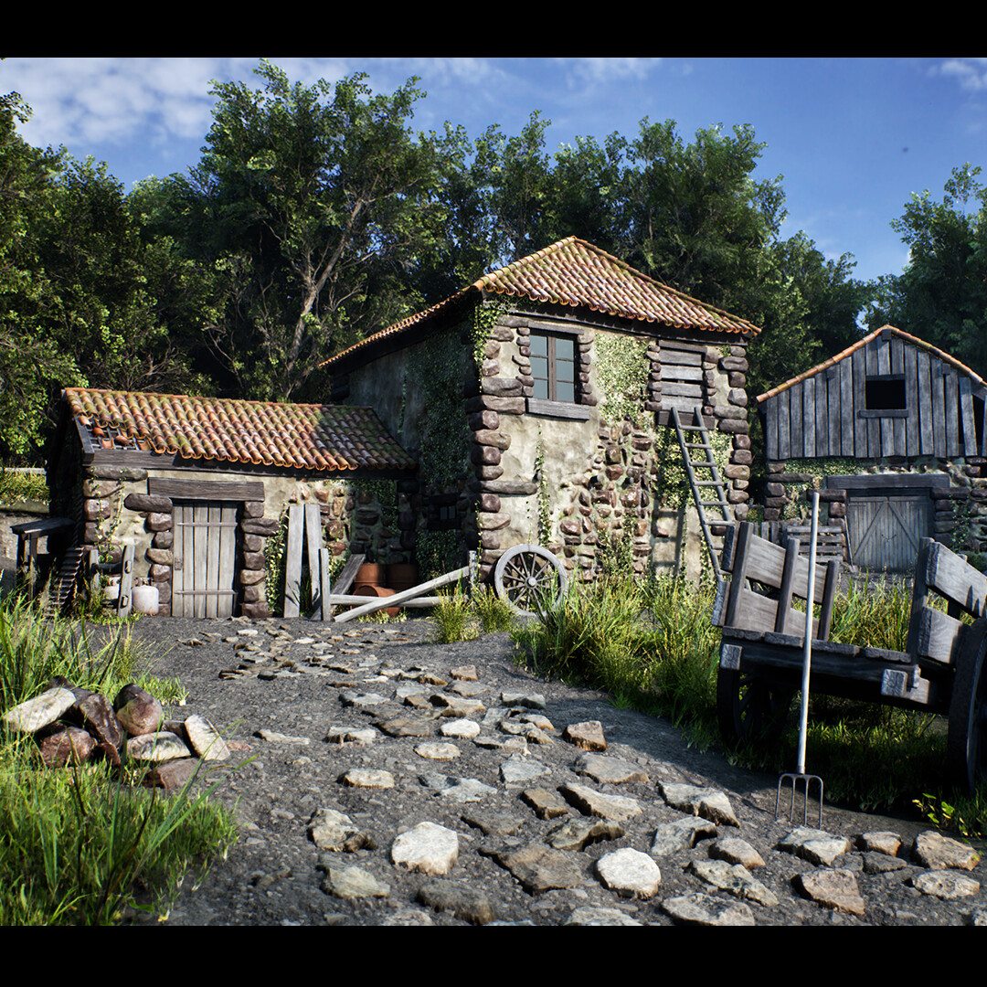 ArtStation - Old Farm House Environment - UE5