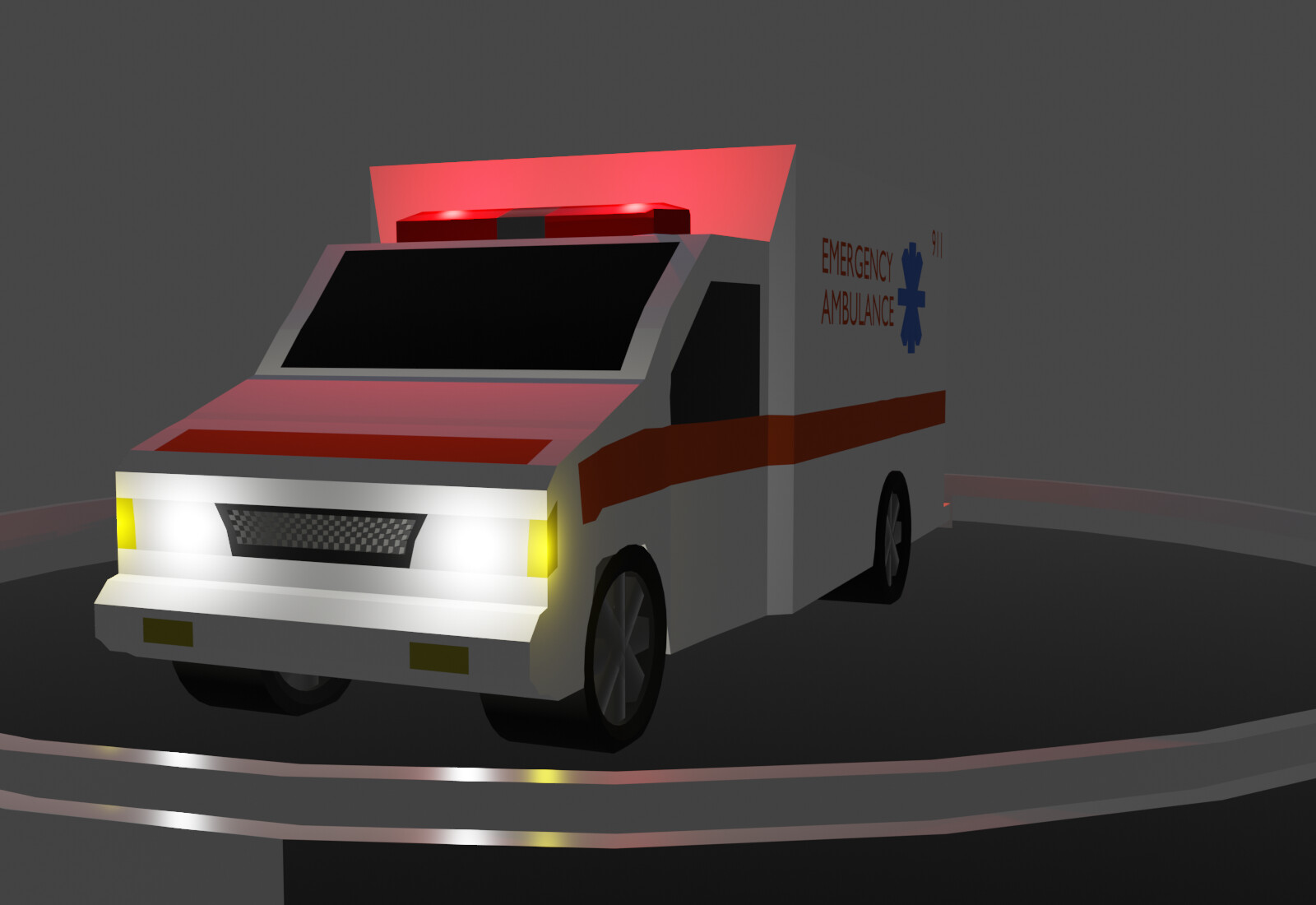 ArtStation - EMERGENCY AMBULANCE