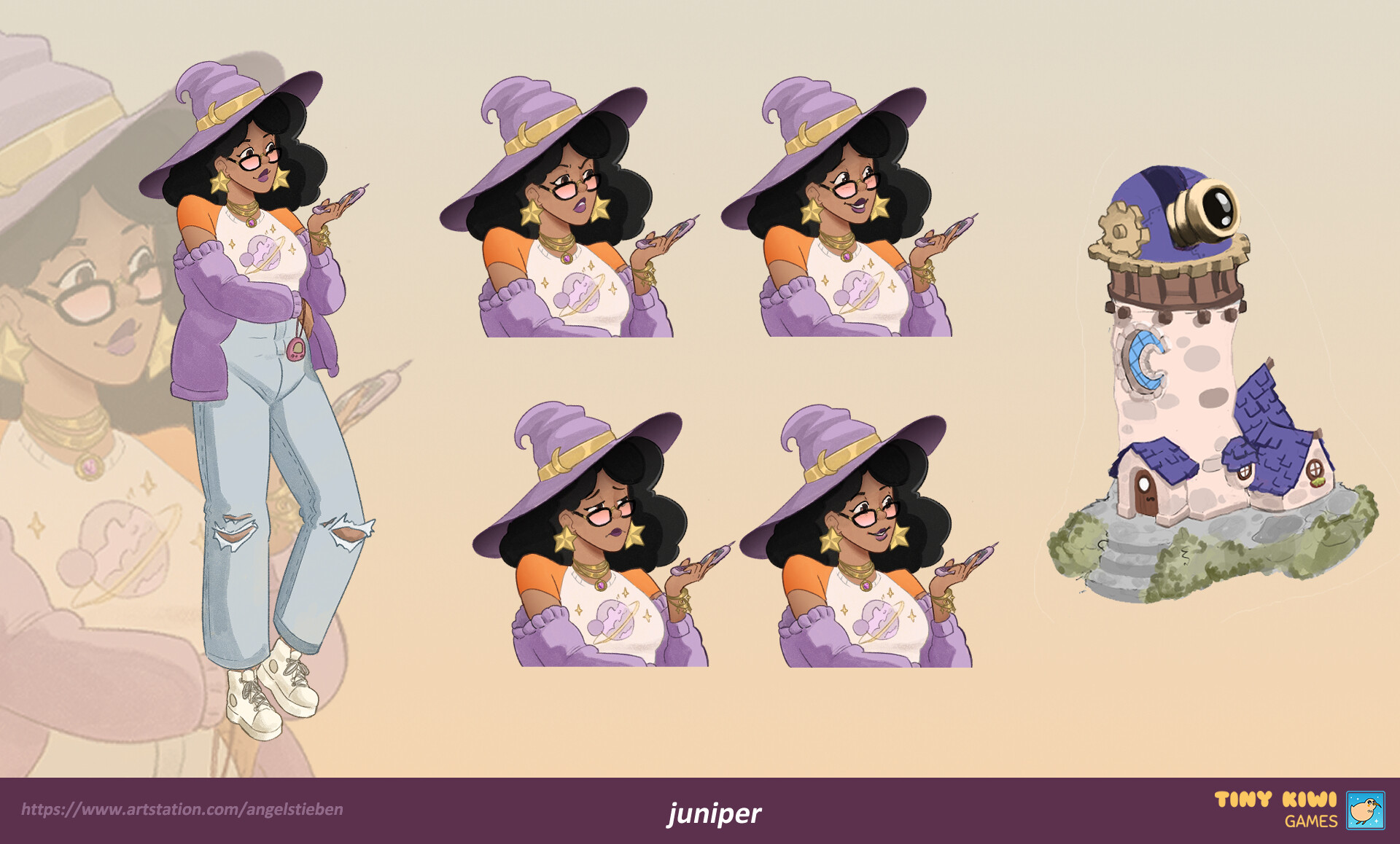 ArtStation - Juniper character design