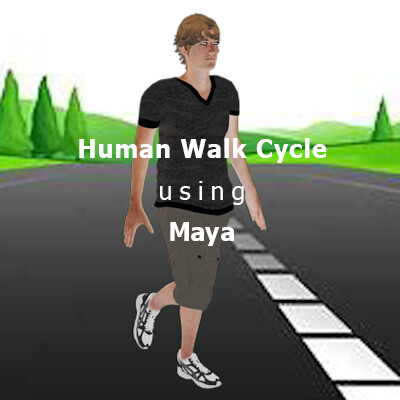 ArtStation - Human Walk Cycle using Maya