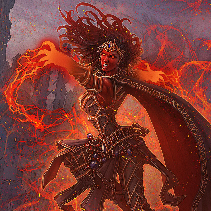 ArtStation - Everquest : The Burning Lands Key Art