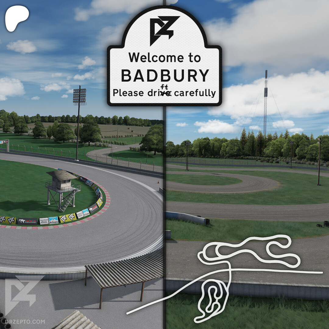 ArtStation - Badbury Dual Circuits (Assetto Corsa Custom Track)