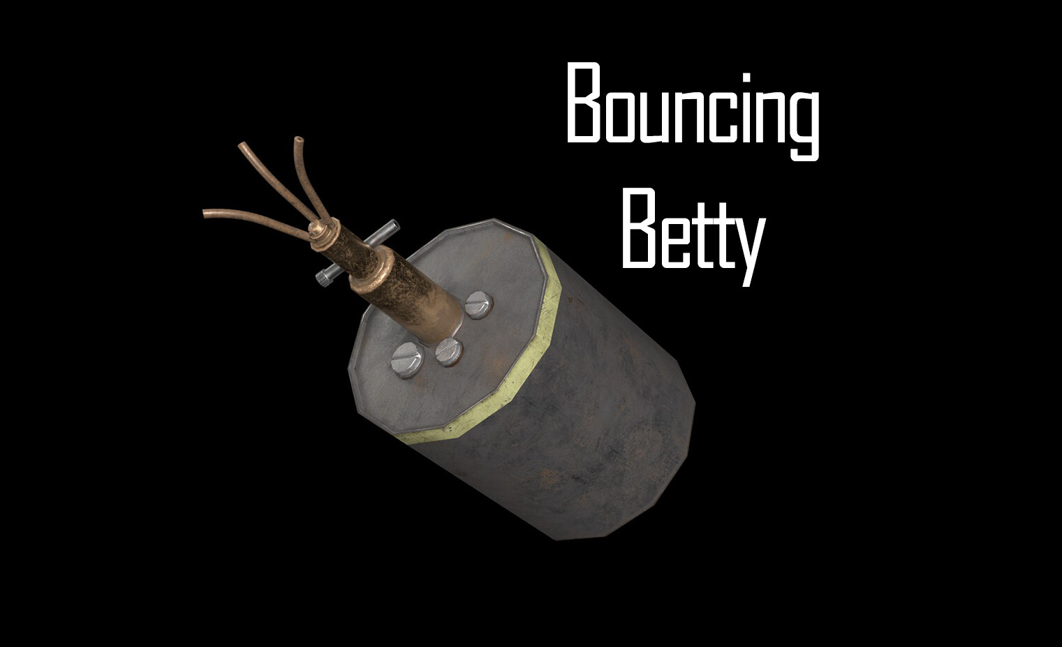 ArtStation - World War 2 Bouncing Betty/S-mine