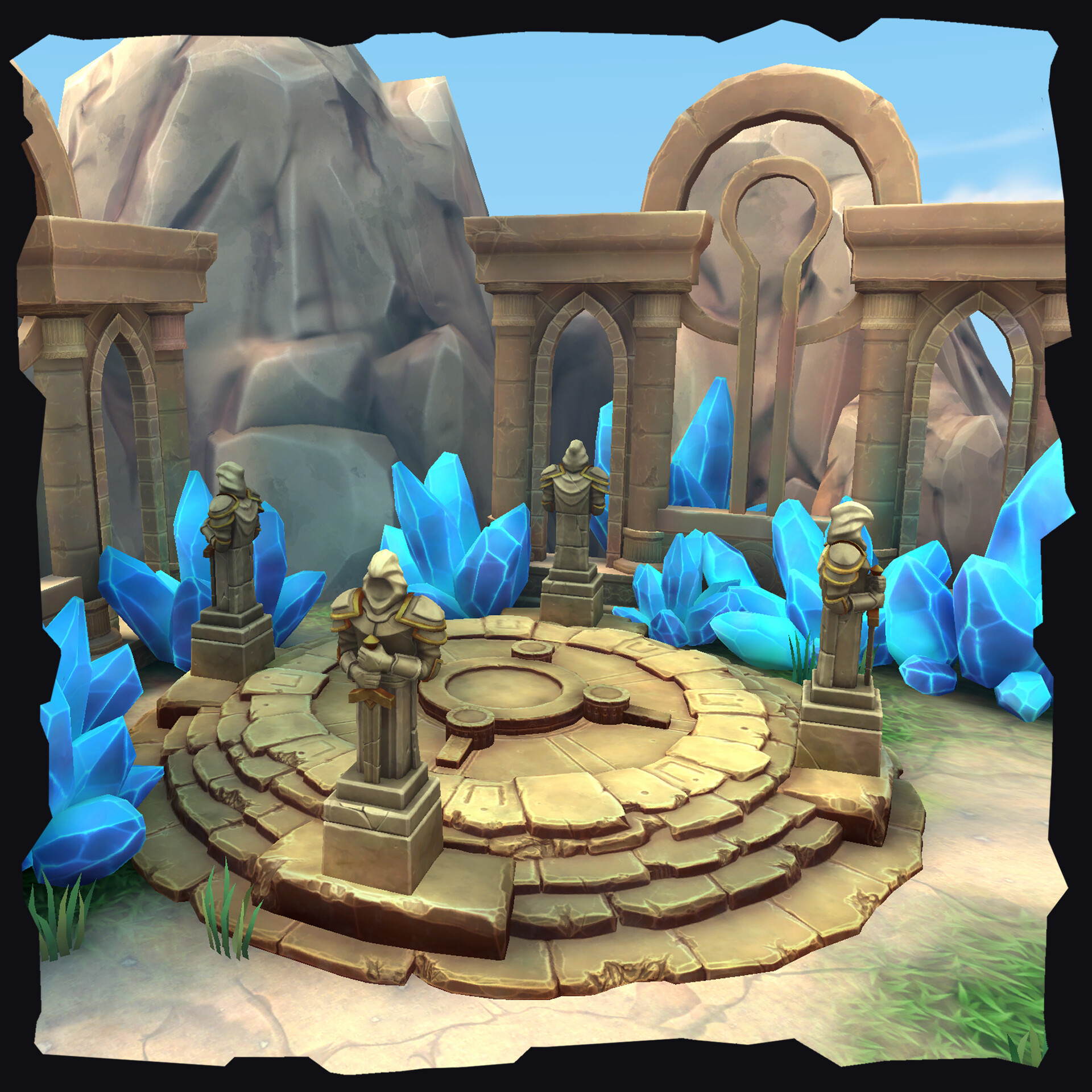 ArtStation - Stylized Ruins