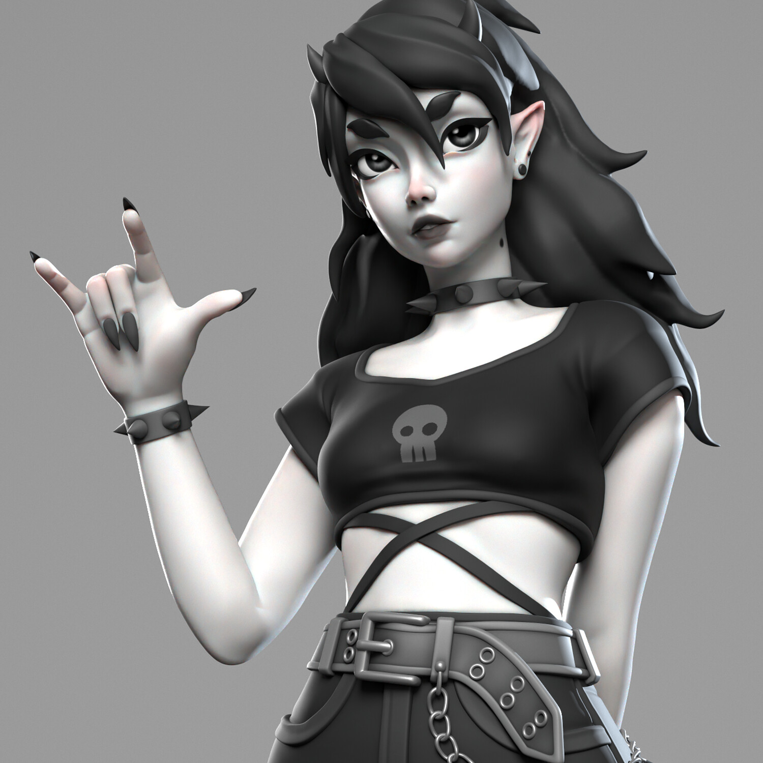 ArtStation - Goth Girl
