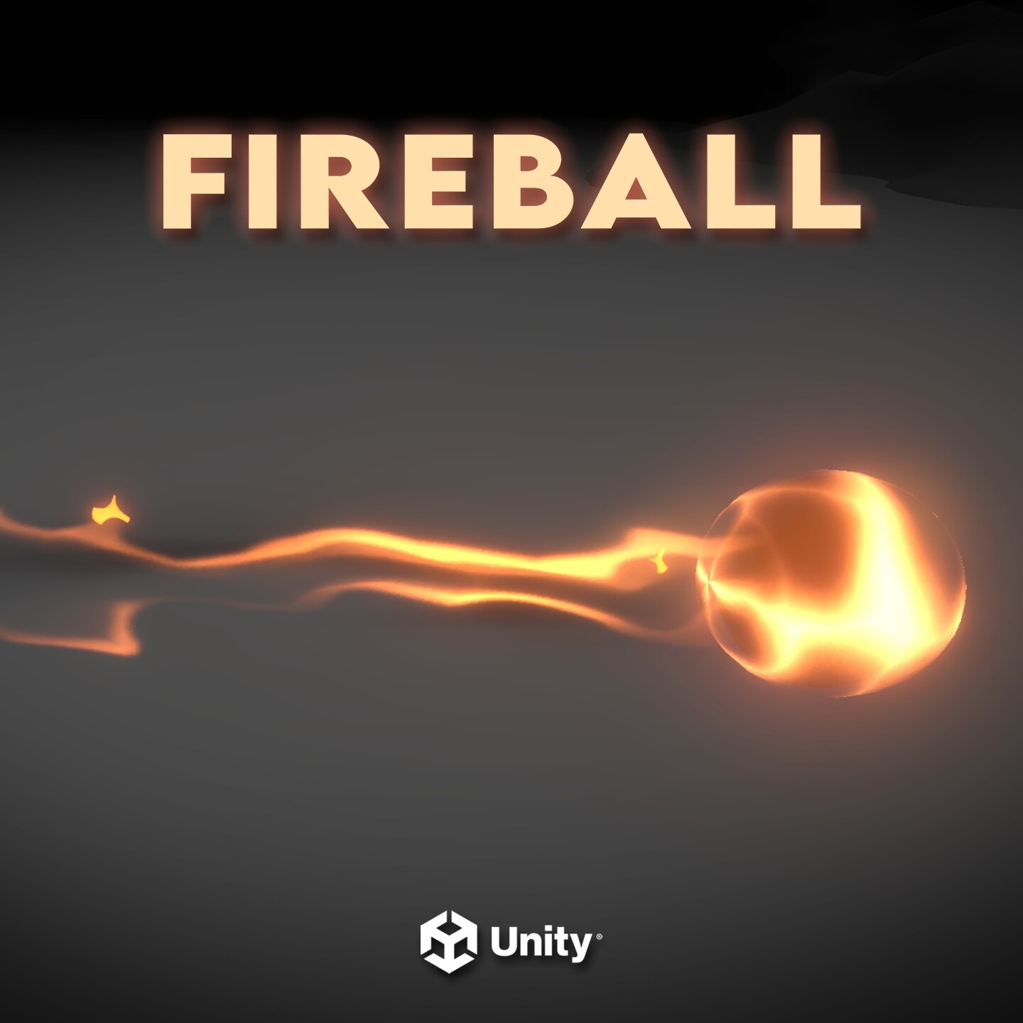 ArtStation - Easy Fireball Projectile in Unity - VFX Tutorial