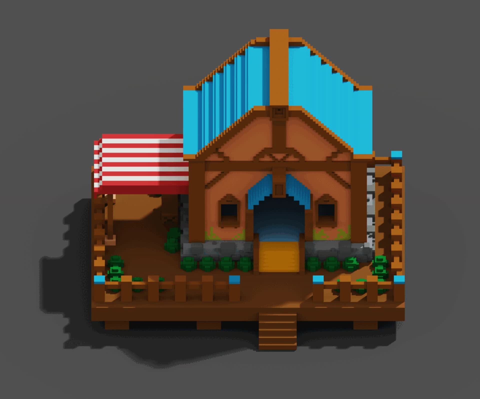 ArtStation - Pixel House