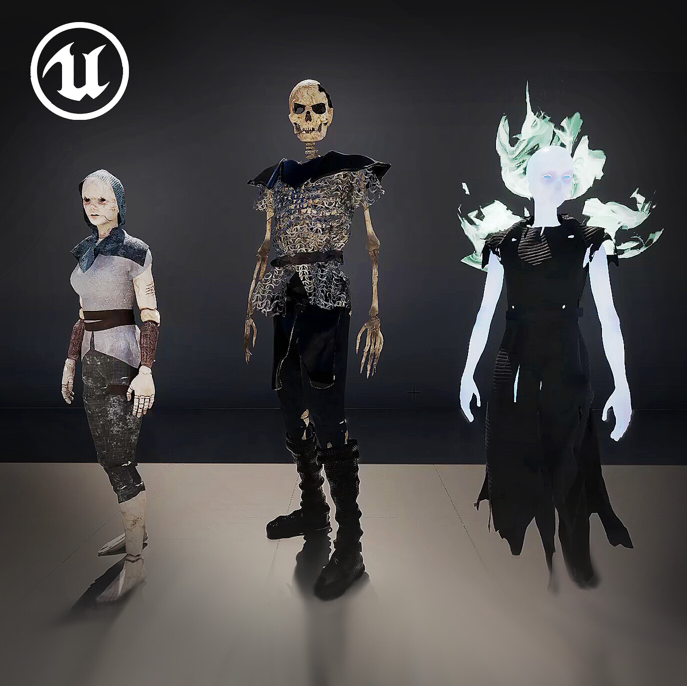 ArtStation - Dungeon Game RPG Characters (Rigged for Unreal)