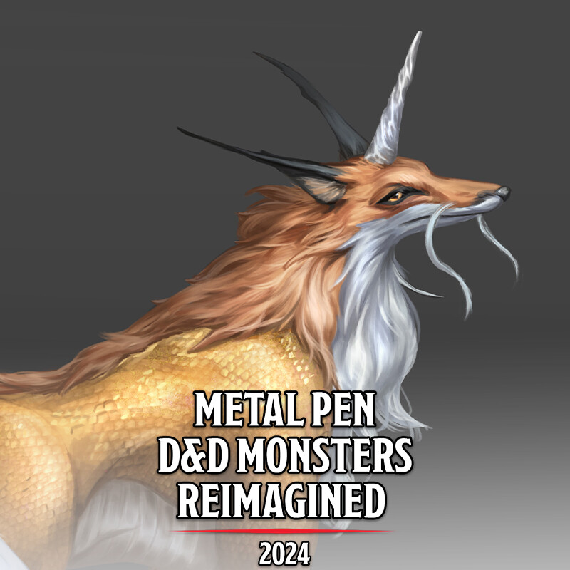 ArtStation - Ki-rin - Metal Pen D&D Monsters Reimagined