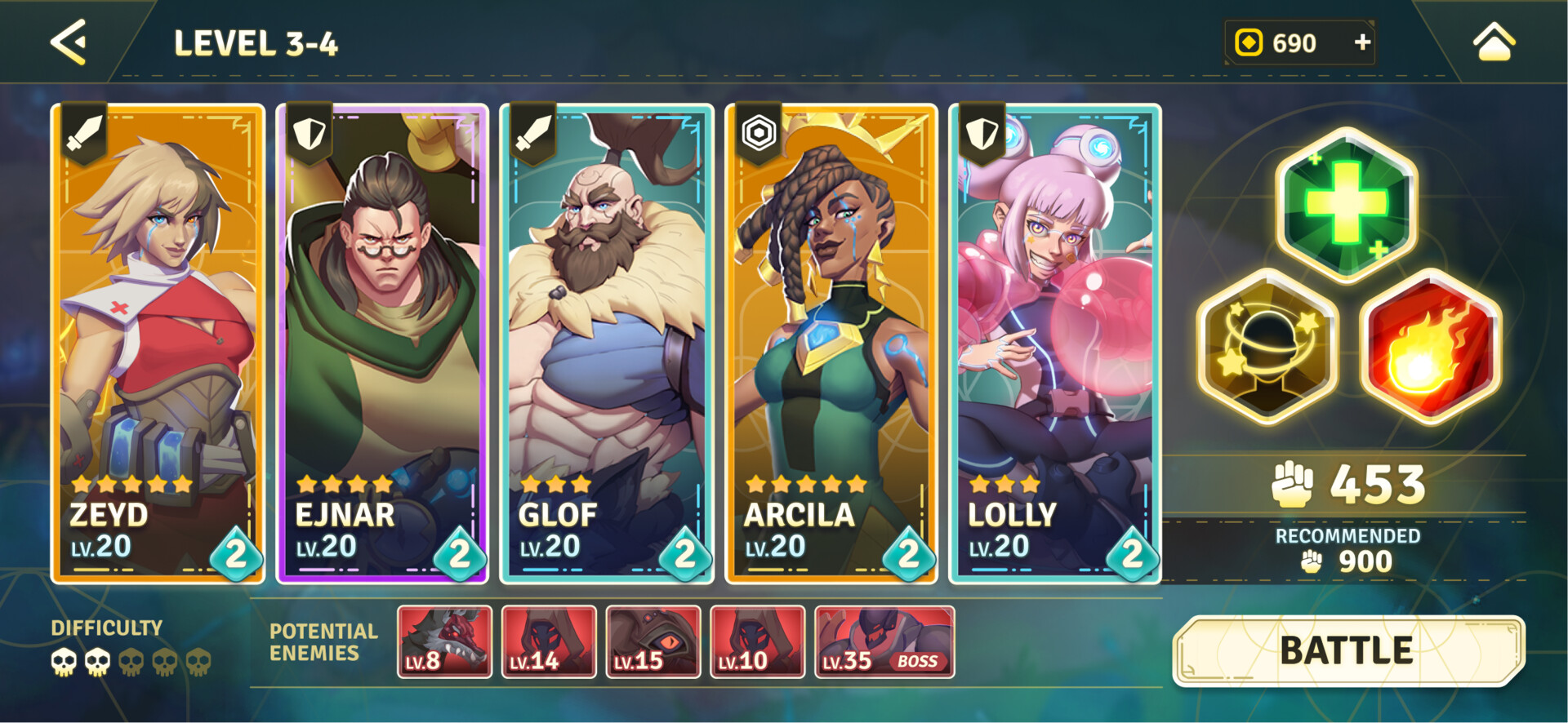 ArtStation - Dreamweaver Tactics - Game UI