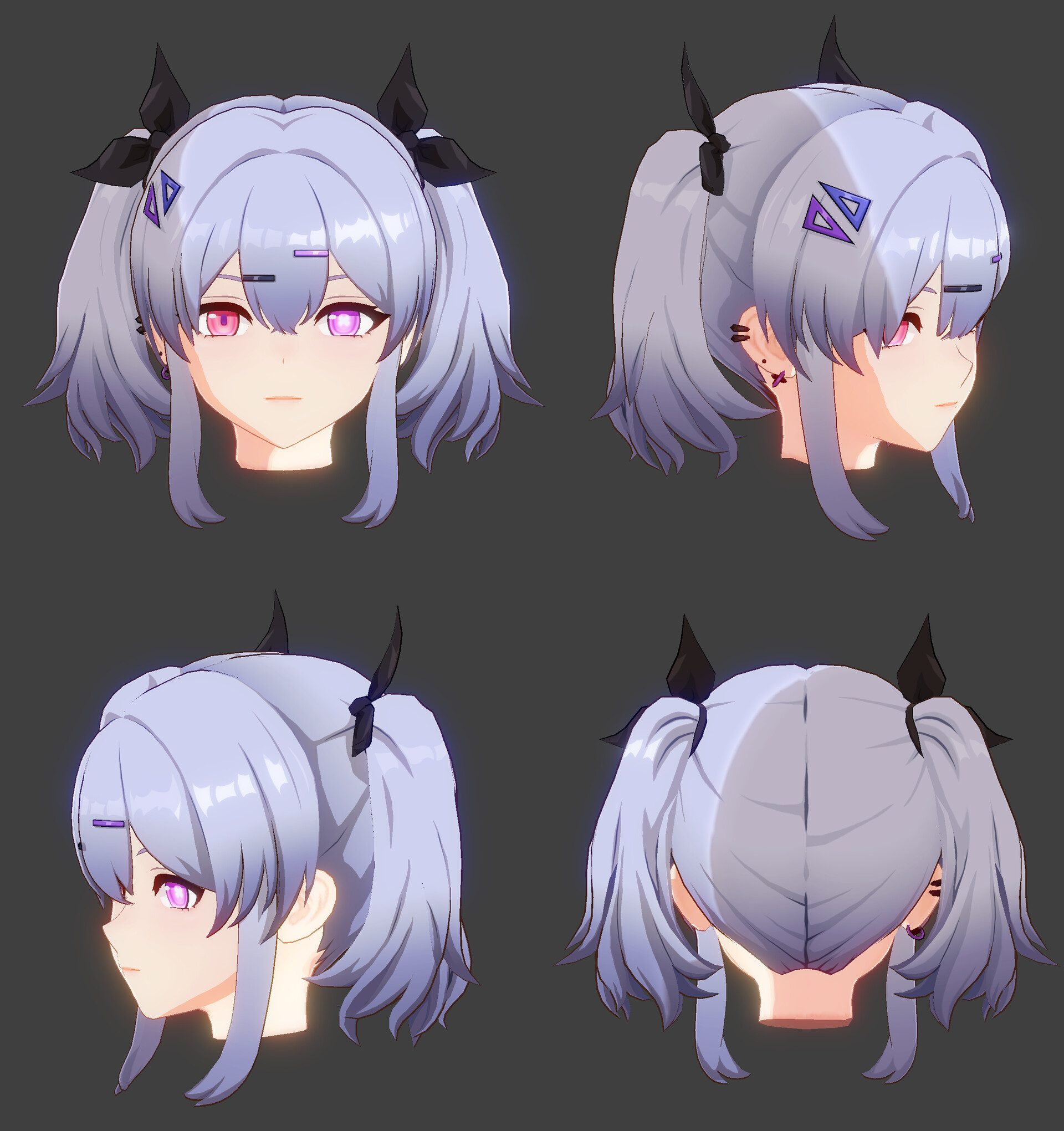 ArtStation - Exercise_hair