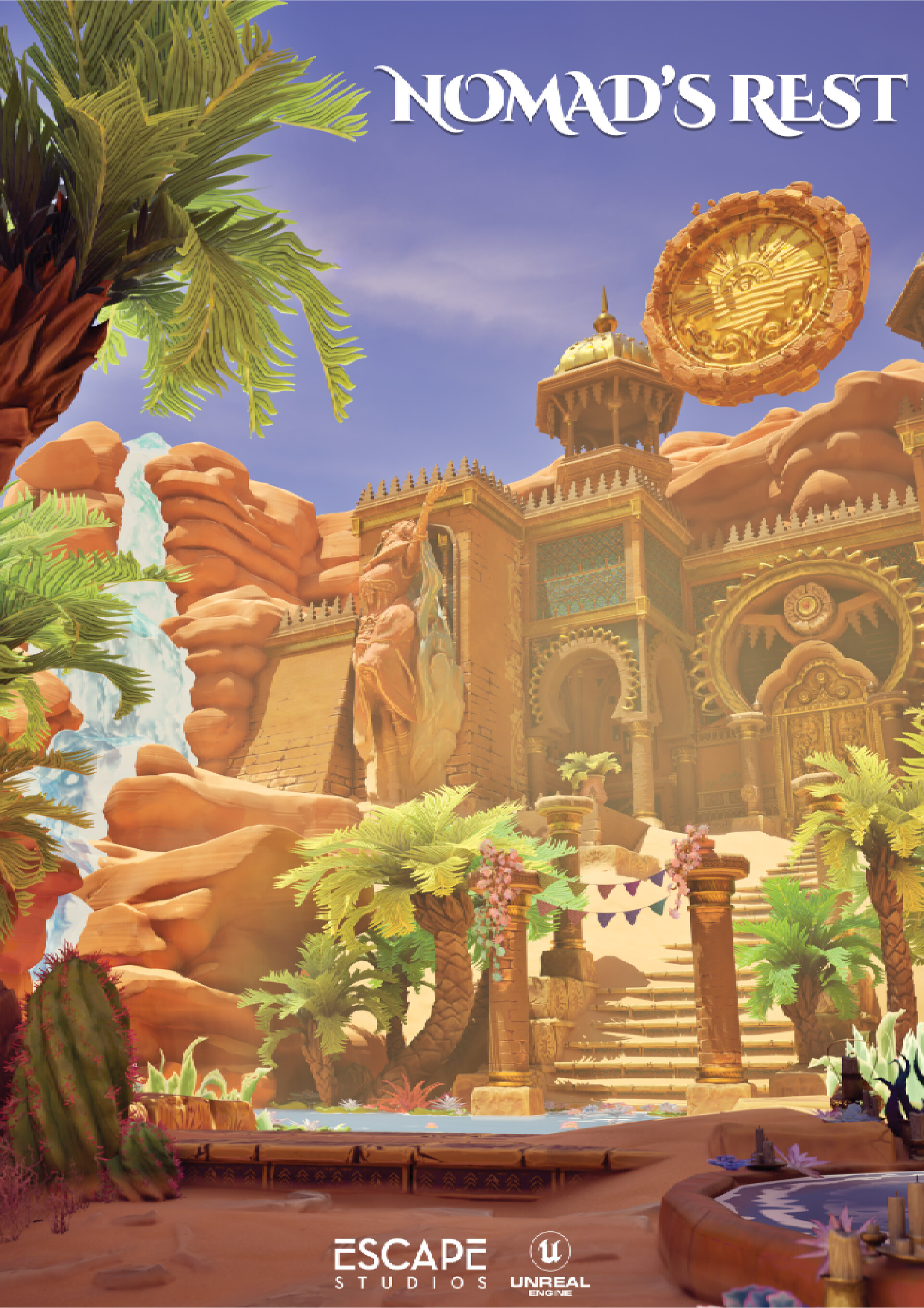 ArtStation - Nomad's Rest - Stylised Game Environment