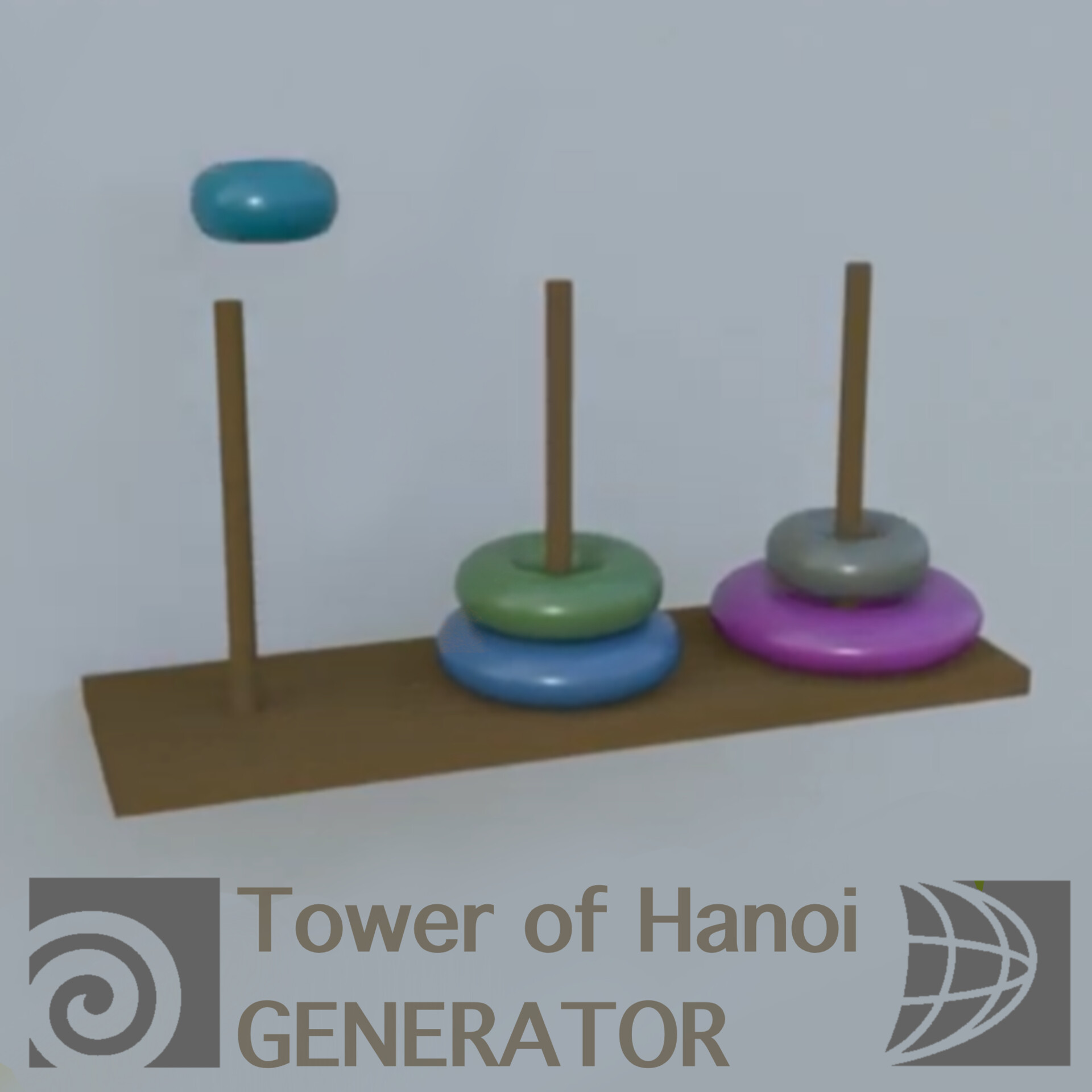 Timeea Rublic - Procedural Tower of Hanoi