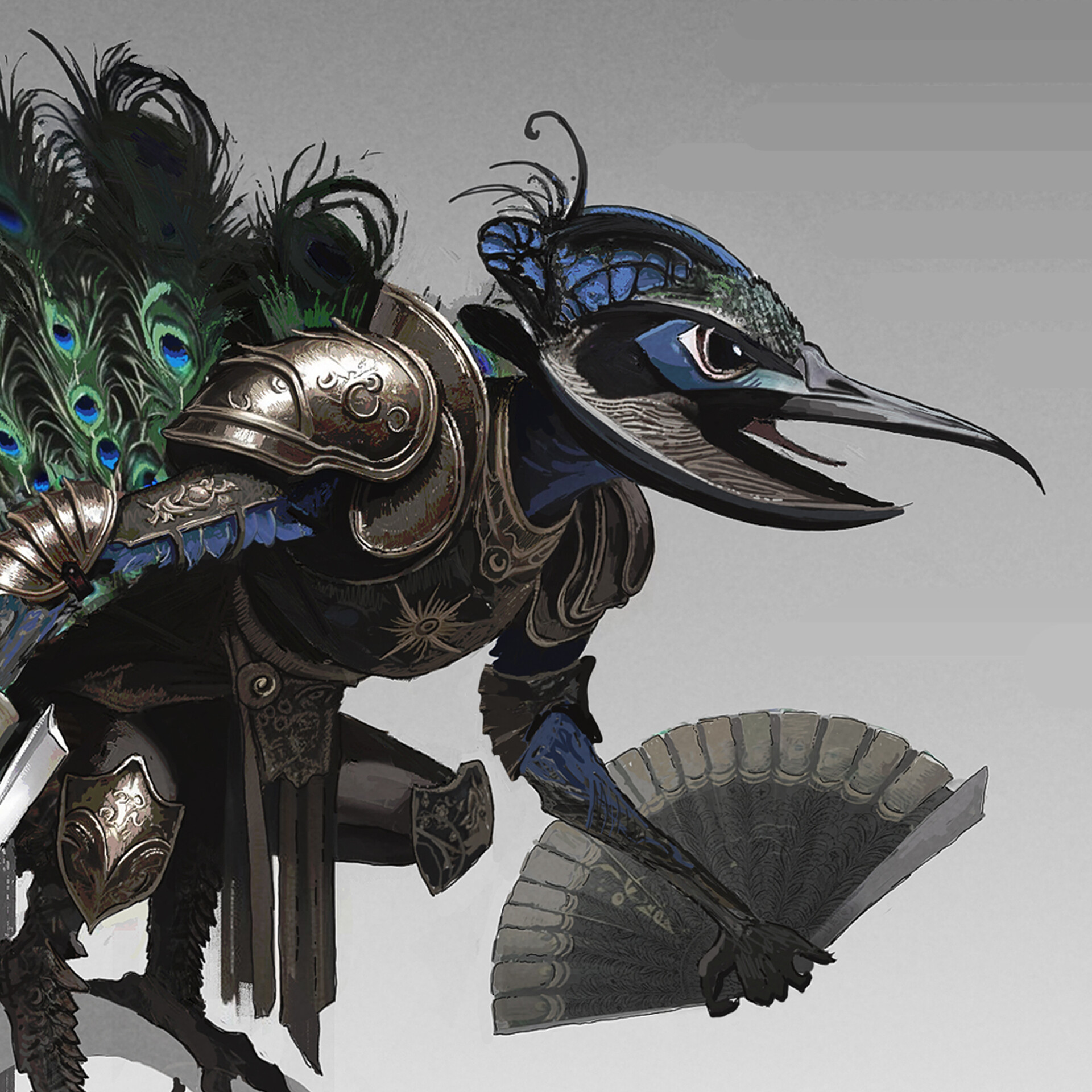 ArtStation - Military Peacock concept
