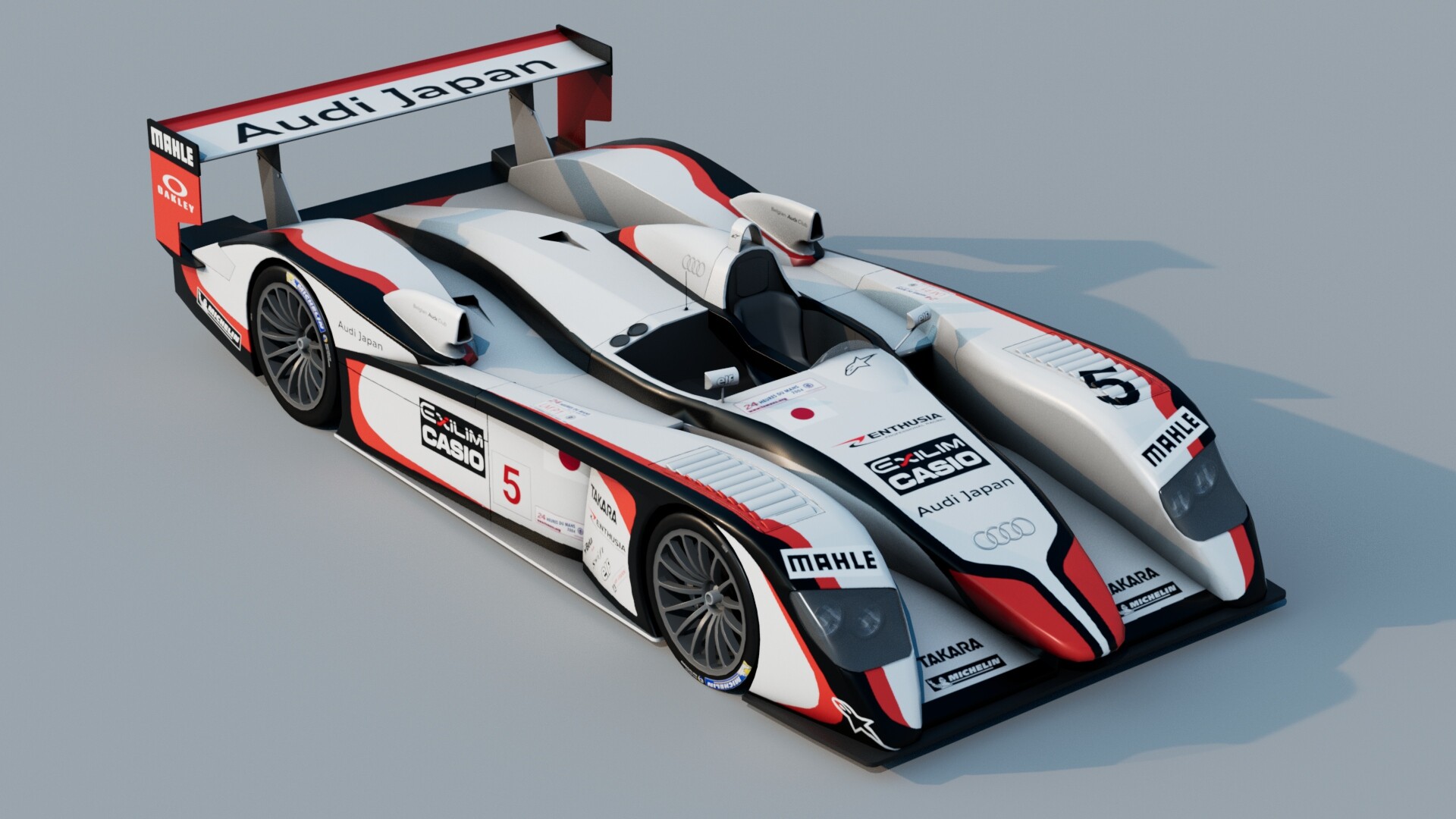 ArtStation - Audi R8 LMP1 Le Mans 2004 / Audi Team Japan