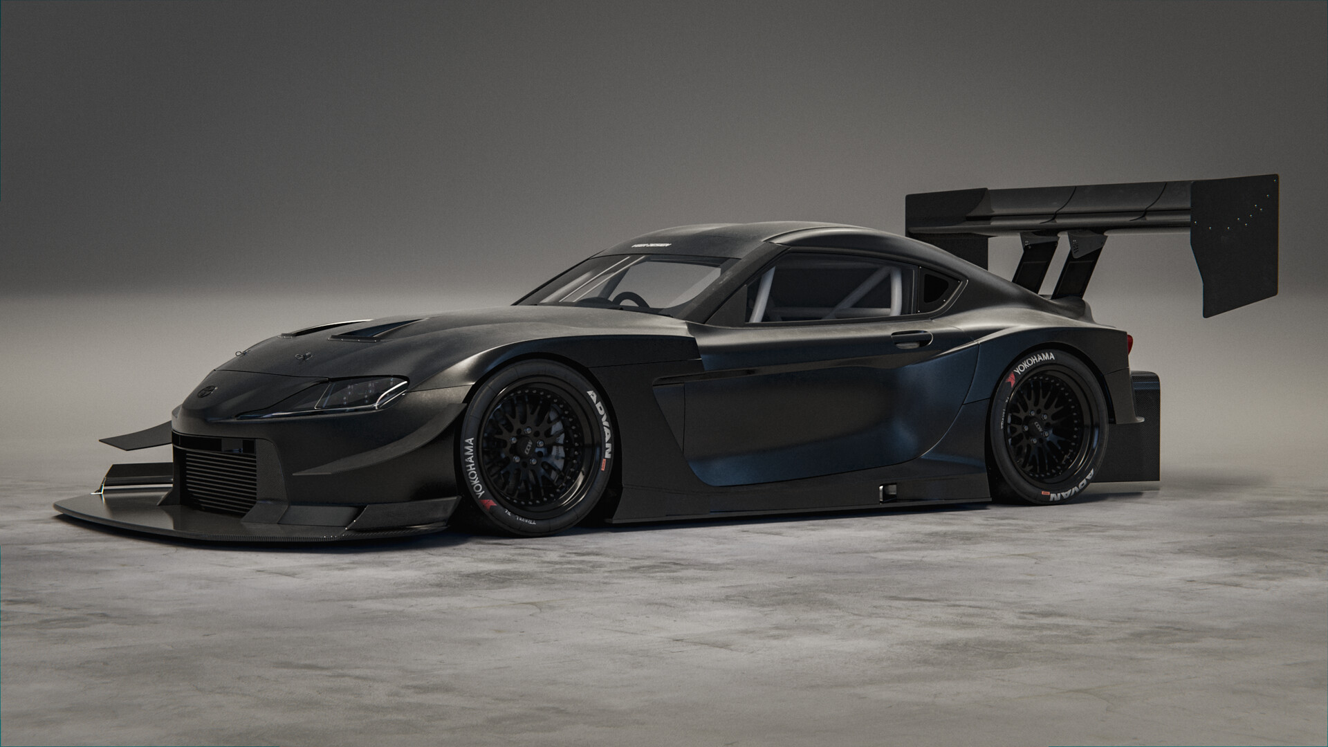 ArtStation - Toyota Supra Pikes Peak/Time Attack.