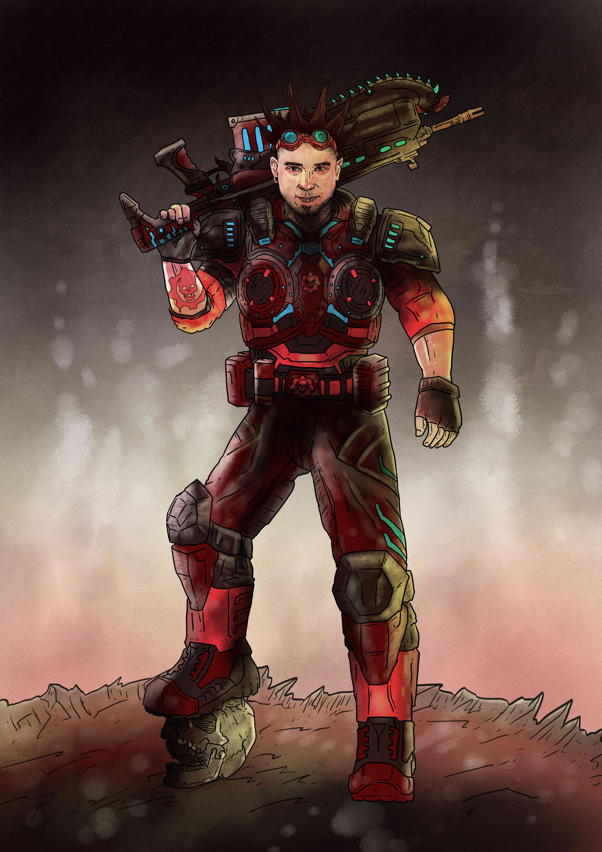 ArtStation - Gears Of War Proyect -Character-