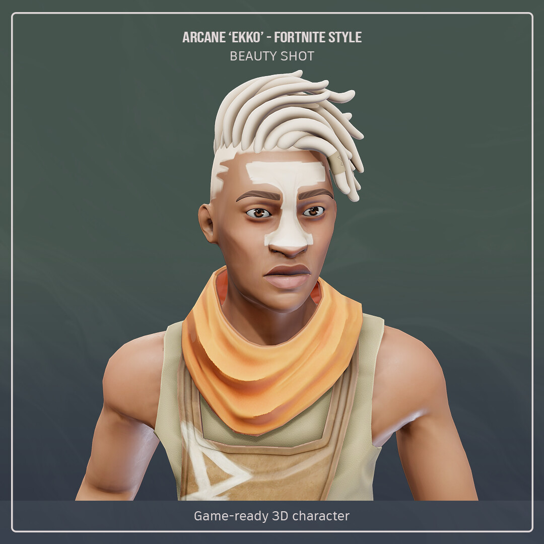 ArtStation - Arcane 'Ekko' - Fortnite style