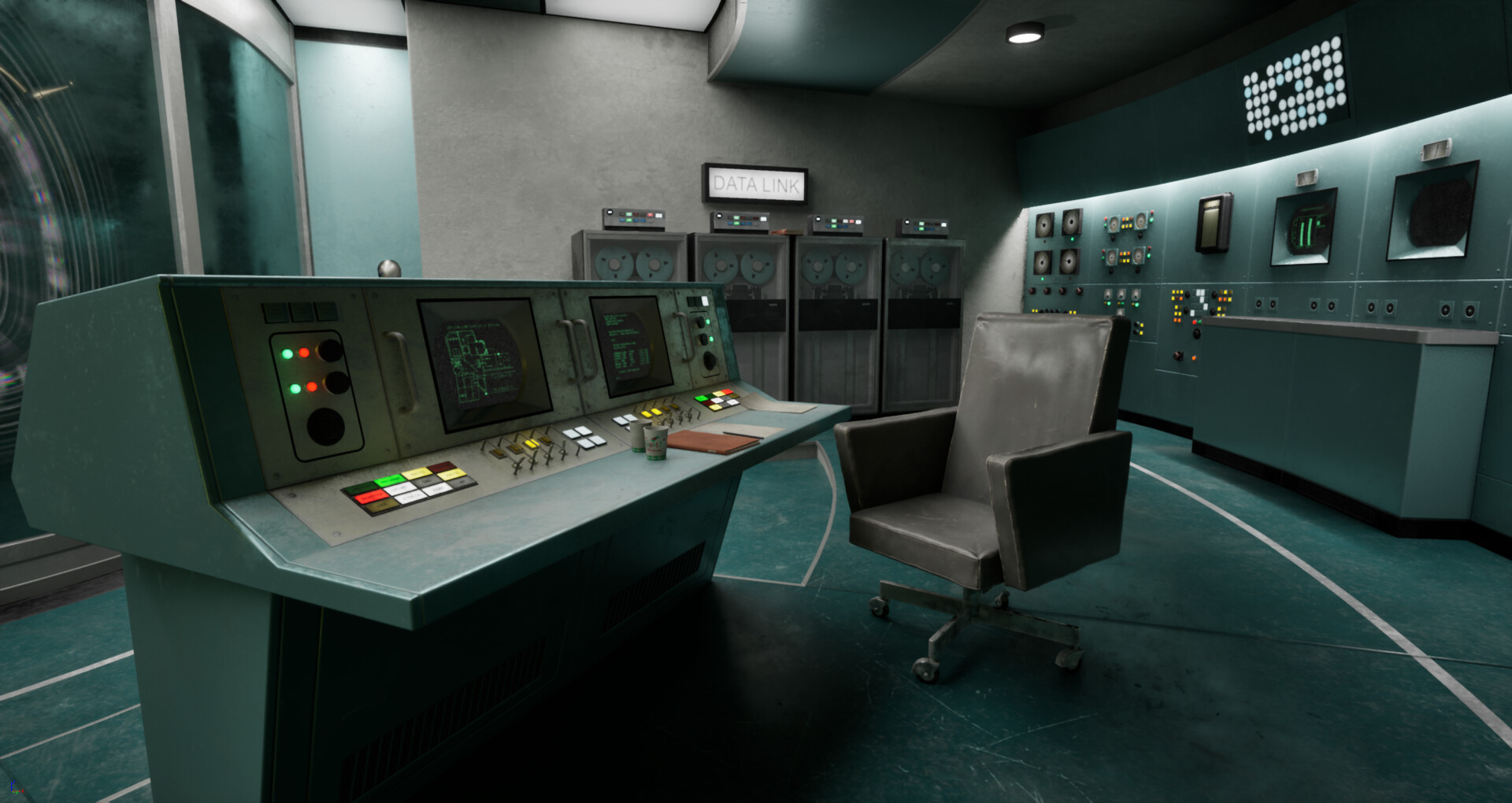 ArtStation - Retro Sci-Fi Portal Chamber - Unreal Engine 5