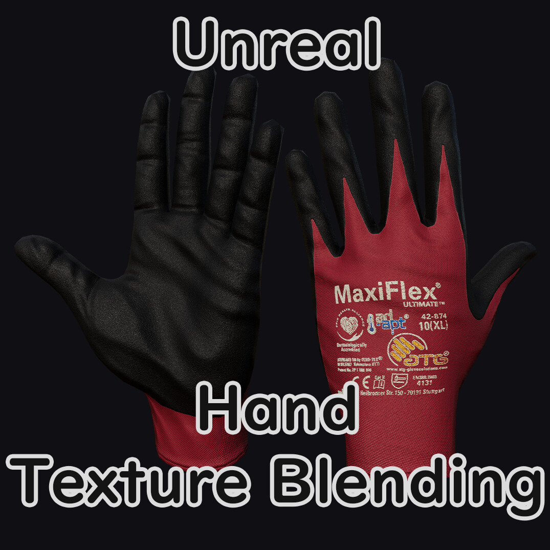 Christopher Gough - UE 5 Hand Tracked Finger Texture Blending