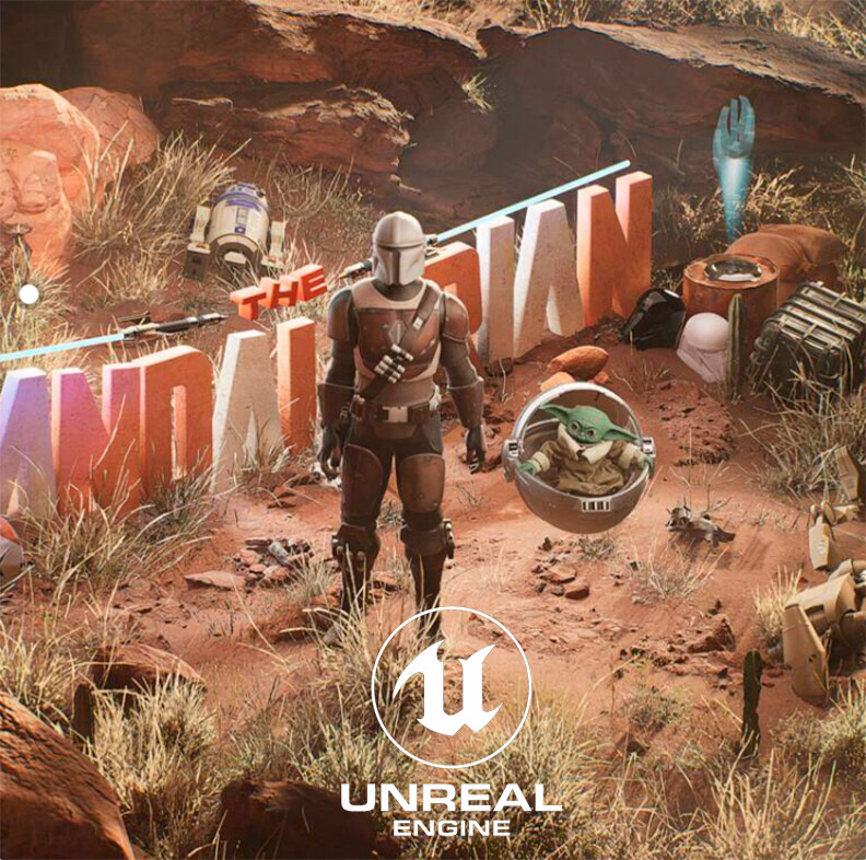 ArtStation - The Mandalorian Dance with Baby Yoda