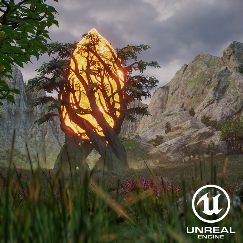 ArtStation - Crystal tree