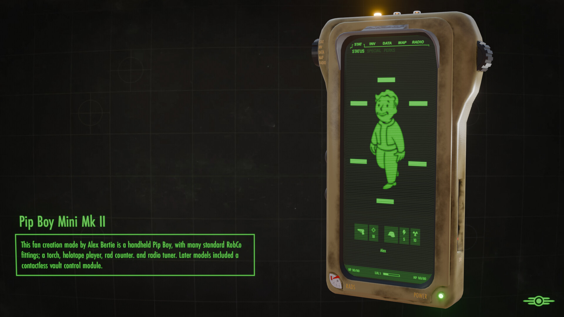 ArtStation - Fallout Pip Boy Mini (Fan Art)