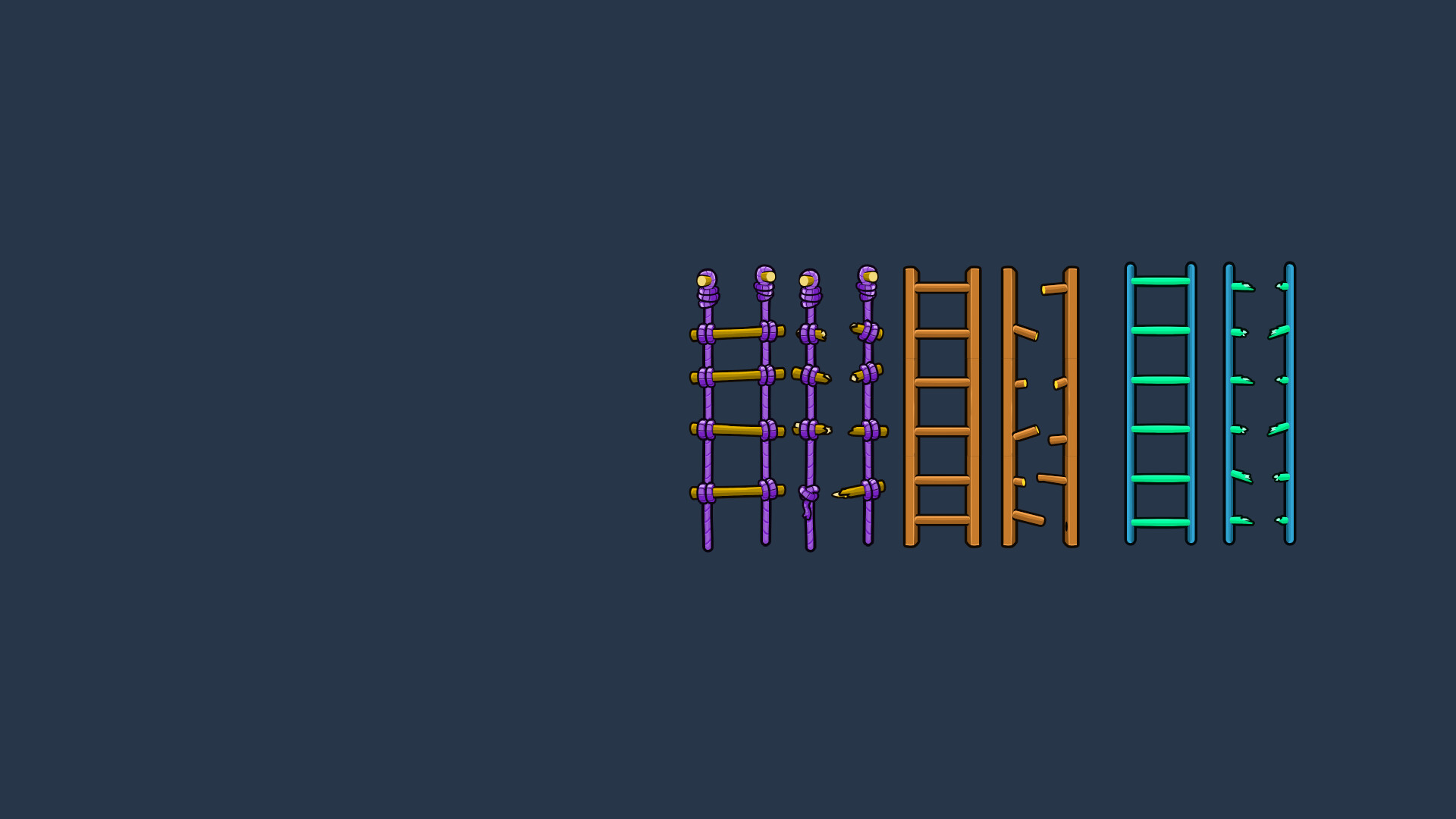 ArtStation - 2d extensible ladders