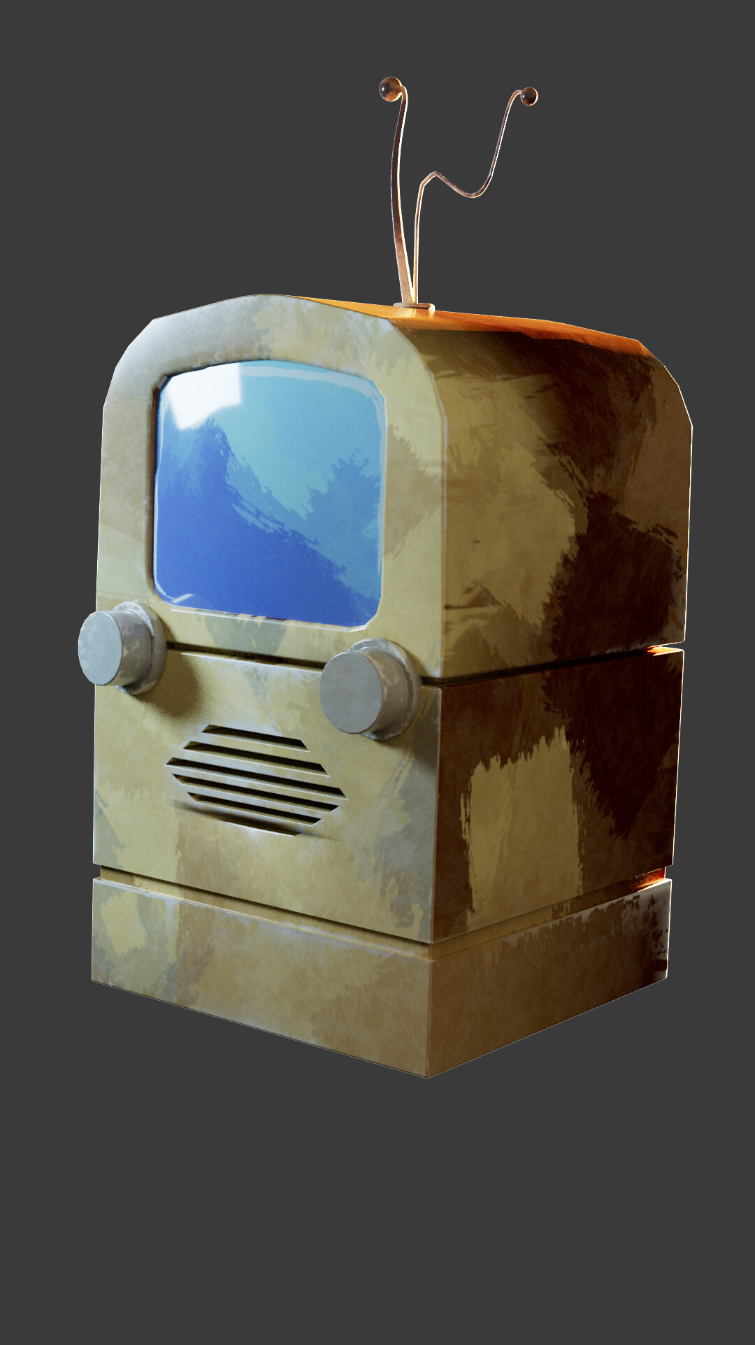 ArtStation - Vintage Tv Model