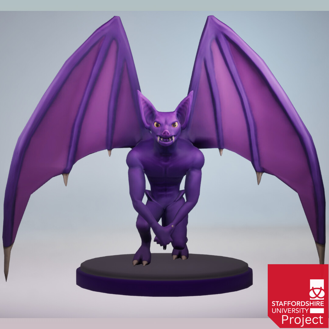 ArtStation - Gargoyle Model (Student Project)