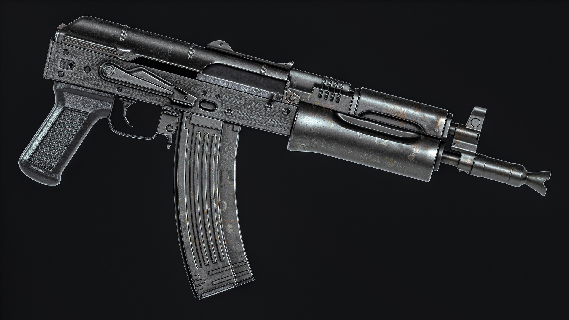 ArtStation - AK-74u Submachine Gun