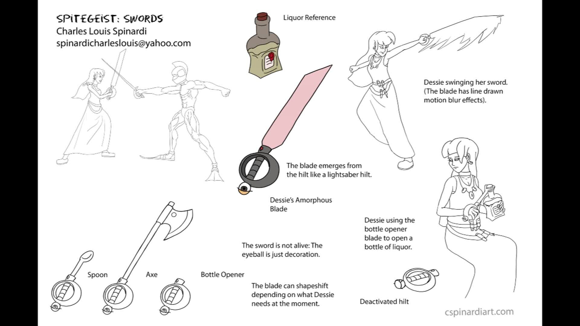 ArtStation - Spitegeist: Sword Callouts