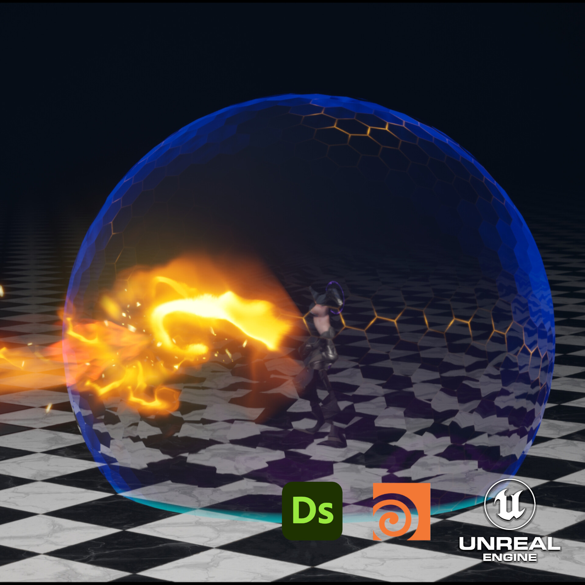 ArtStation - UE5 VFX Projectile Battle