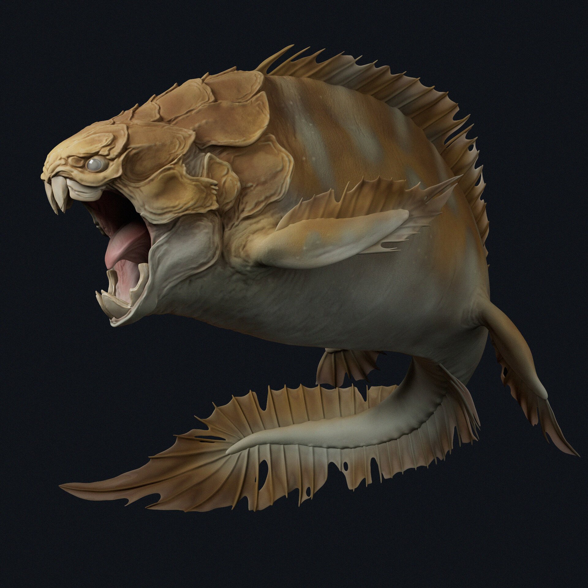 ArtStation - Blind fish