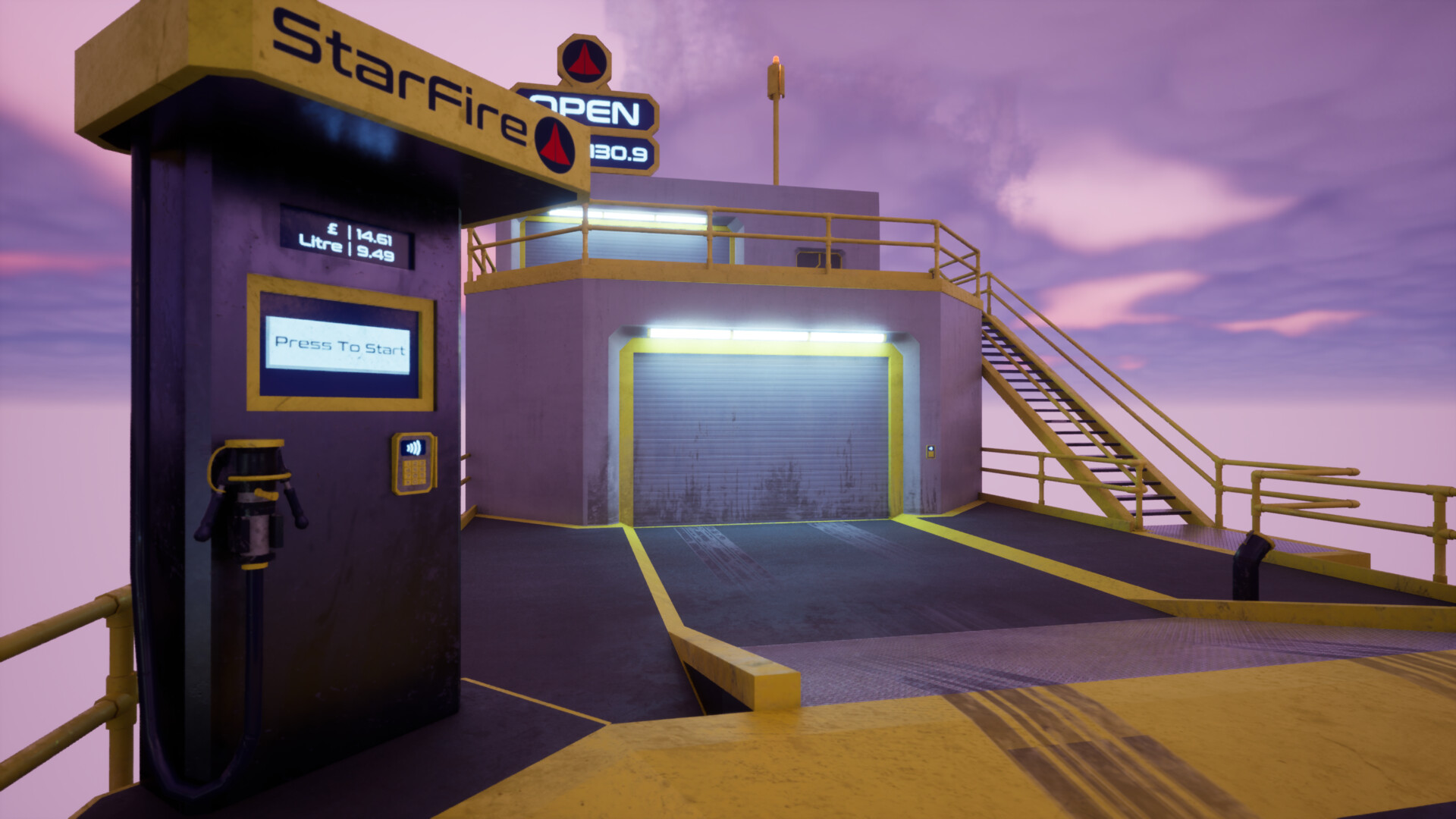 ArtStation - Sci-Fi - Arial Refueling Station