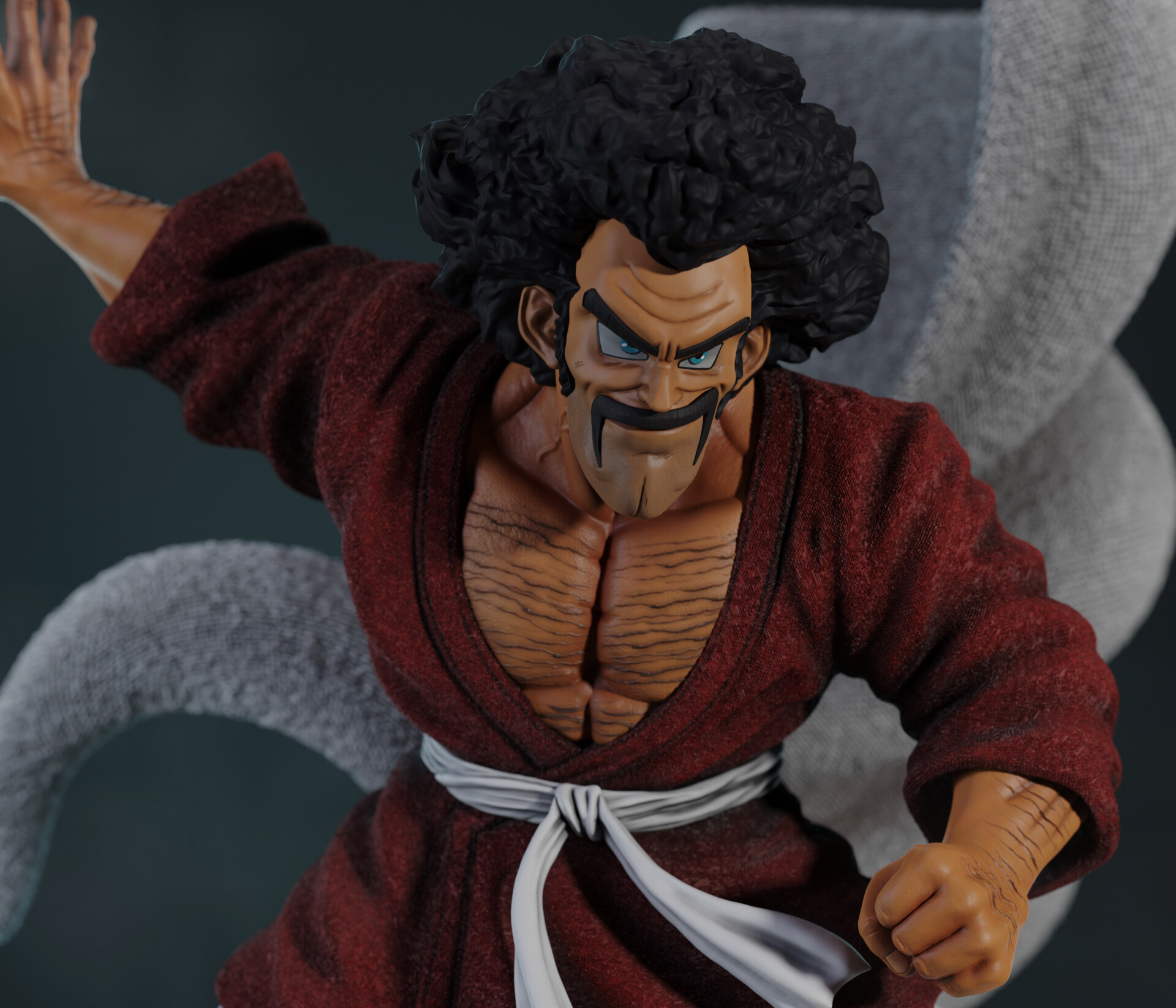 ArtStation - Mr. Satan - Dragon Ball Z fan art