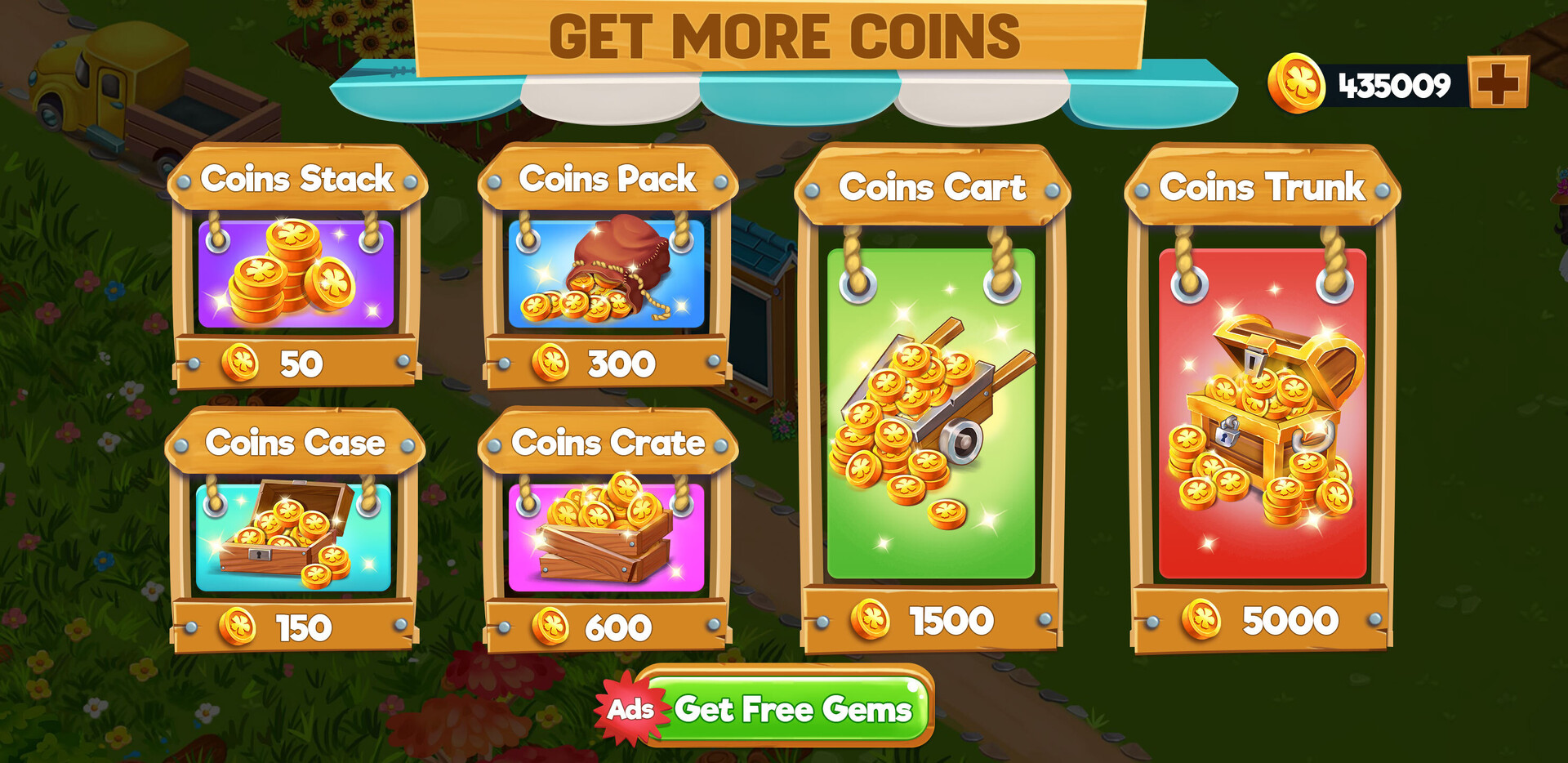 ArtStation - Farm Garden Game UI/ UX