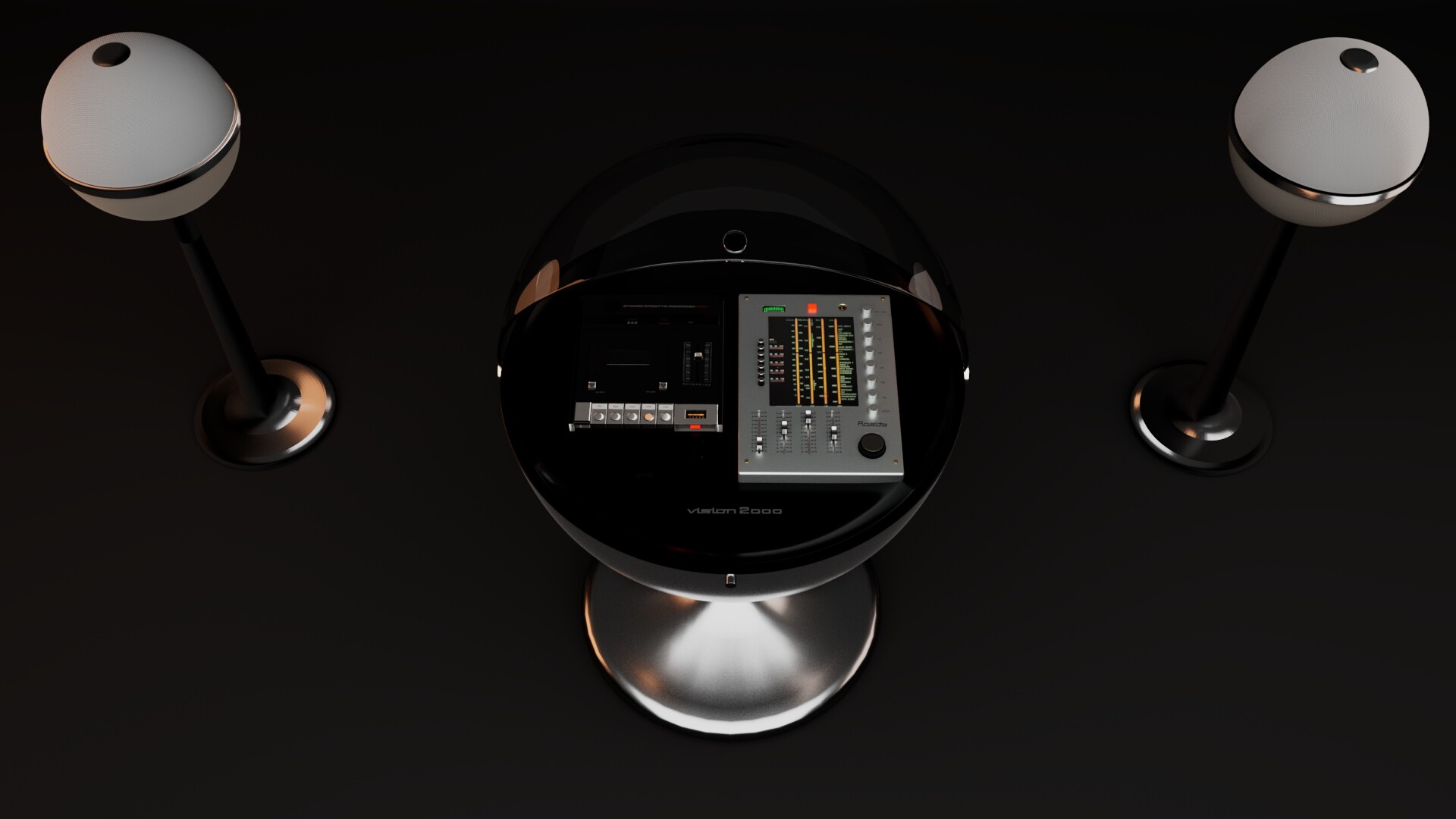 ArtStation - Vintage Space Age Vision 2000