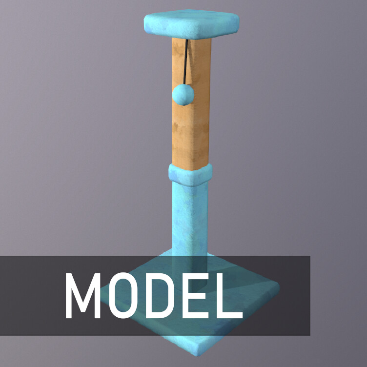 ArtStation - Cat Tower Model