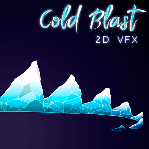 ArtStation - Cold Blast - 2D FX animation