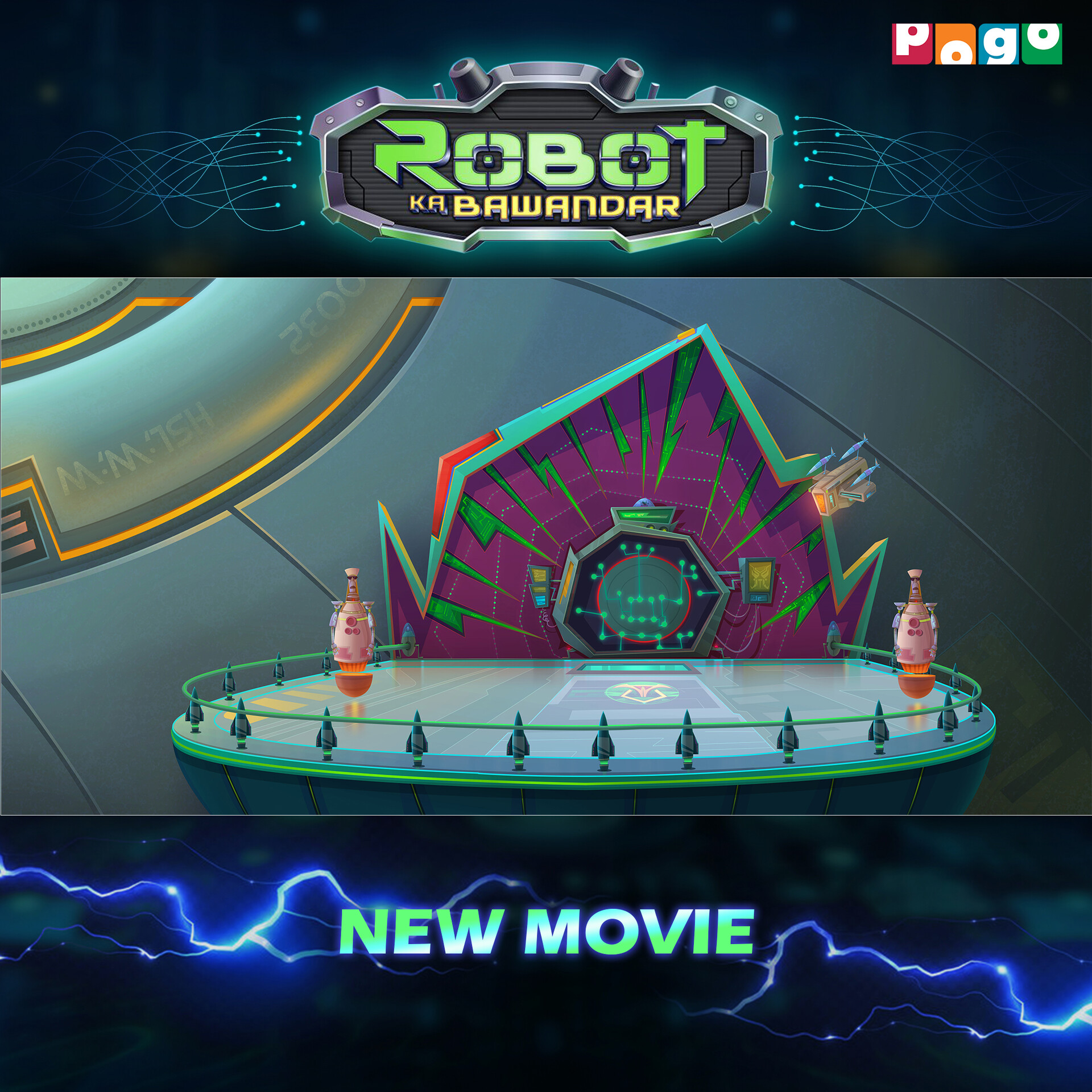 ArtStation - 2D Animation Background Concept Art- MOVIE - Titoo- Robot Ka Bawandar
